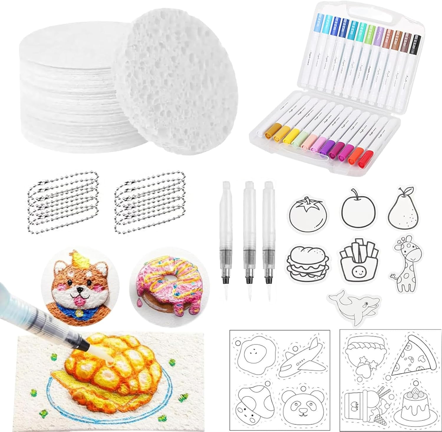 Popart Create Dimensional Art Magic, Magic Foam Texture Painting Kit ...