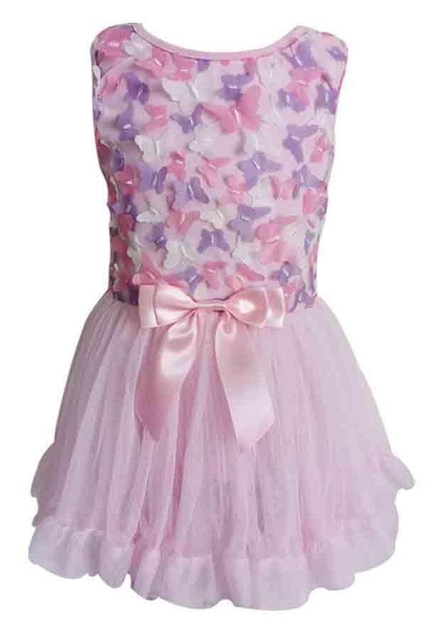 Popatu Little Girl's Pink Butterfly Petti Tutu Birthday Party Tulle ...