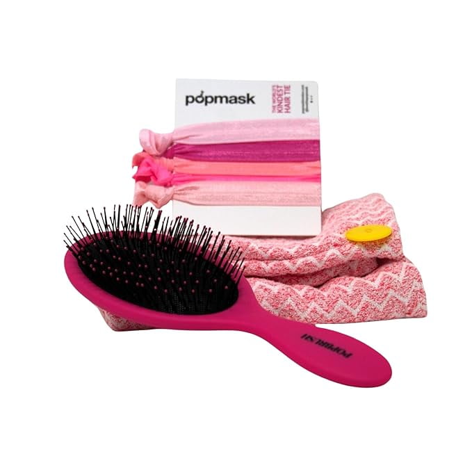 Popband 'Love Your Hair' Ultimate Hair Set with Detangling Hair Brush ...