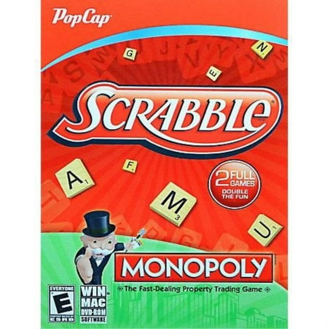 Popcap 2 Full Games: Scrabble & Monopoly for Windows/Mac, Solo or ...