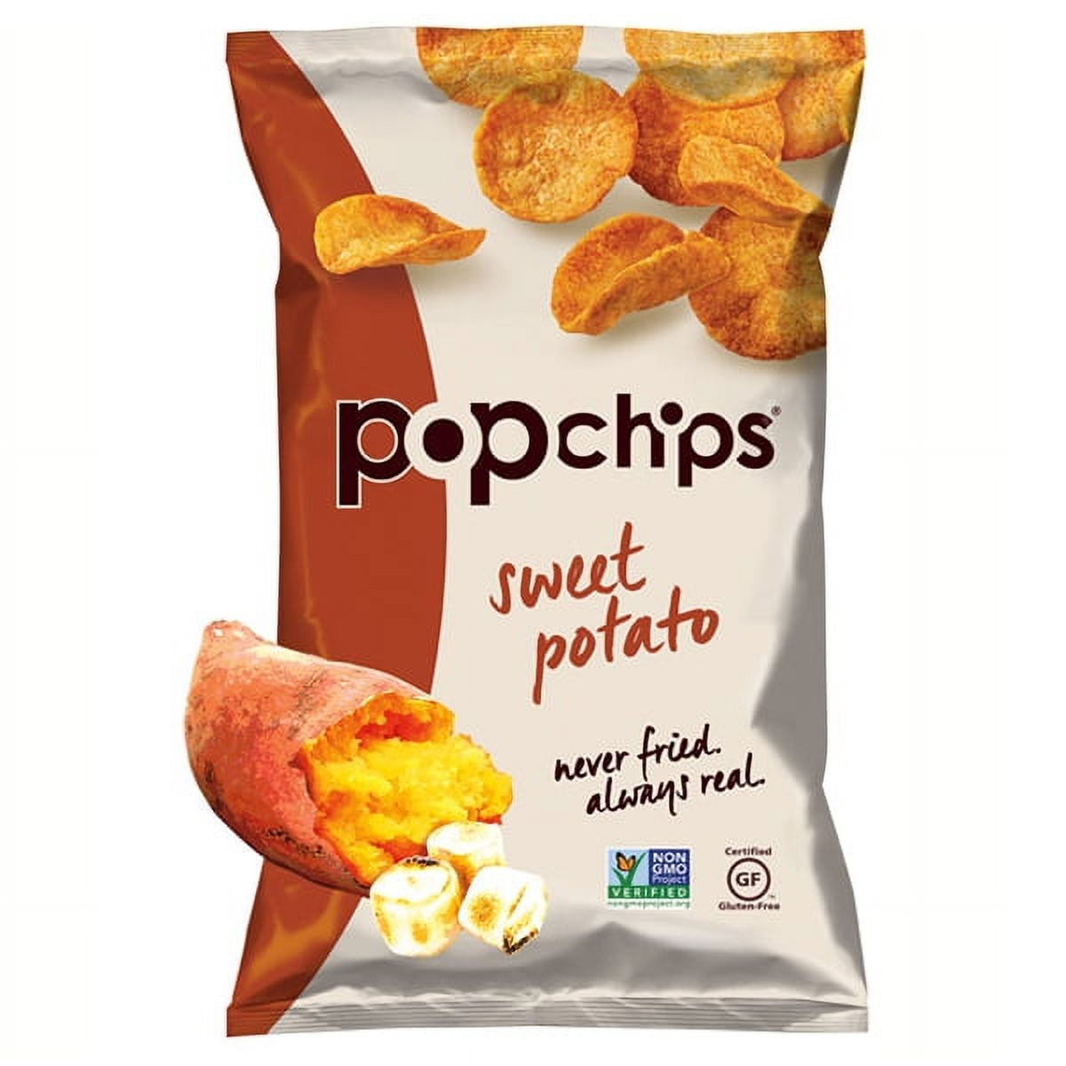 Popchips Sweet Potato Chips 3.5 oz Bags - Pack of 12 - Walmart.com