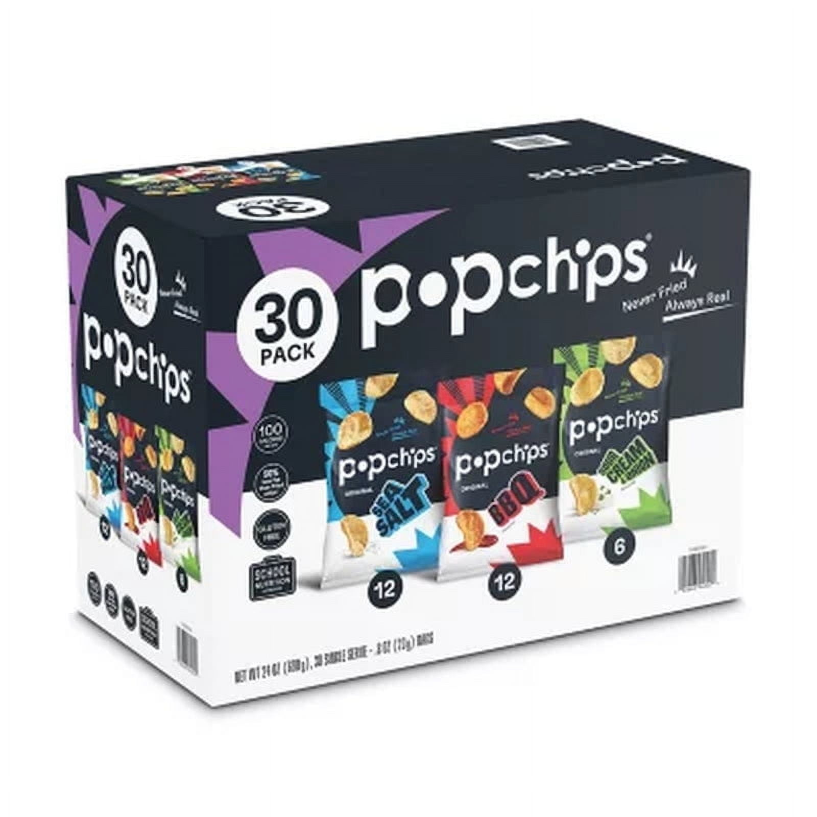 Popchips Variety Box 0.8 Oz., 30 Ct. - Walmart.com