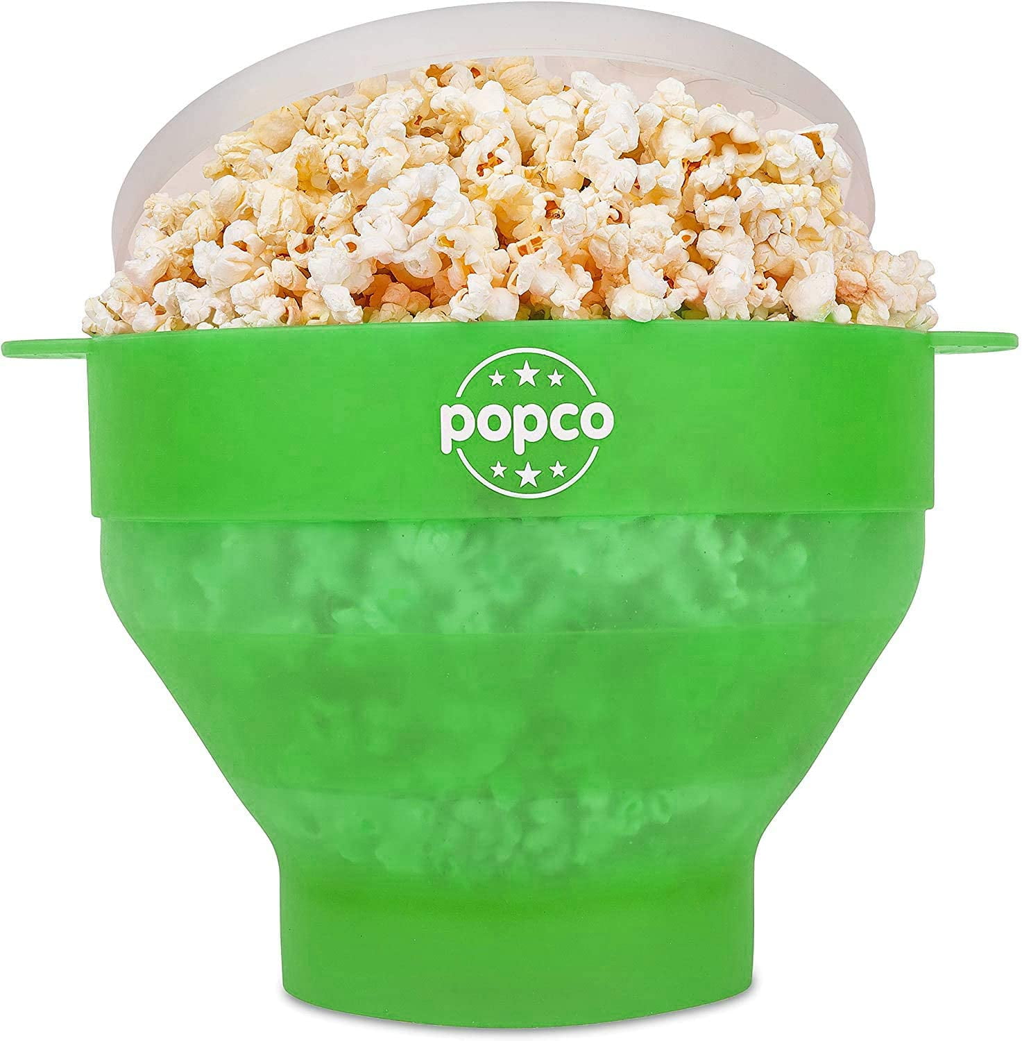 Popco Silicone Microwaveable Popcorn Popper, Collapsible Bowl, BPA Free, Dishwasher Safe ...