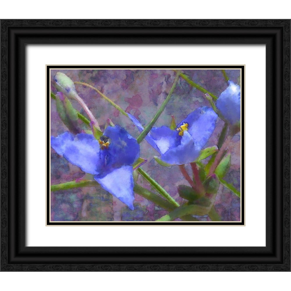 Popcorn 14x12 Black Ornate Wood Framed with Double Matting Museum Art ...