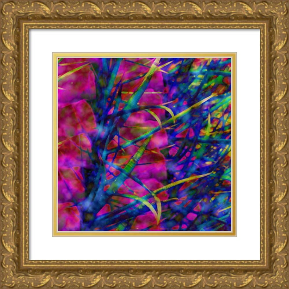 Popcorn 15x15 Gold Ornate Wood Framed with Double Matting Museum Art ...