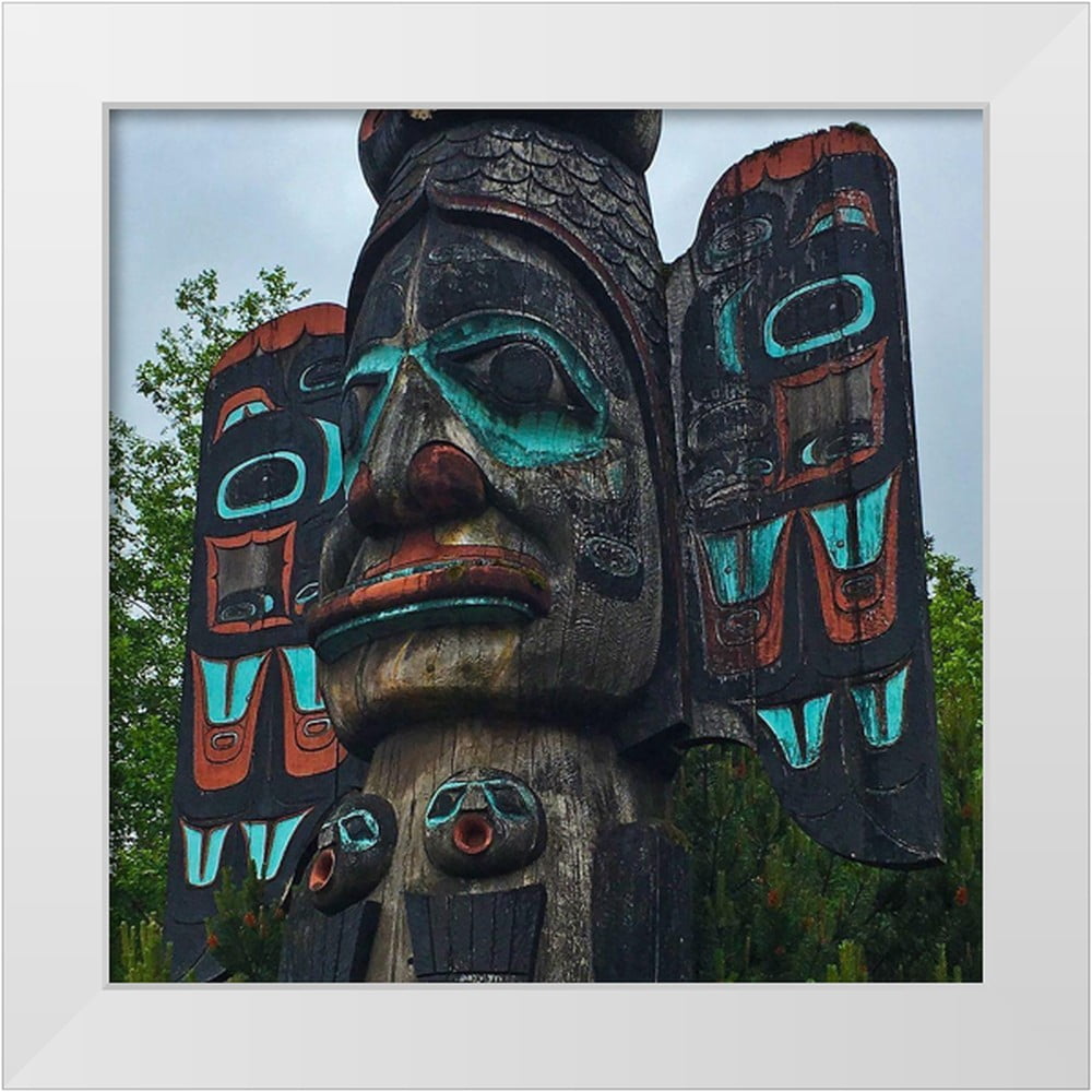 Popcorn 20x20 White Modern Wood Framed Museum Art Print Titled - Totem ...