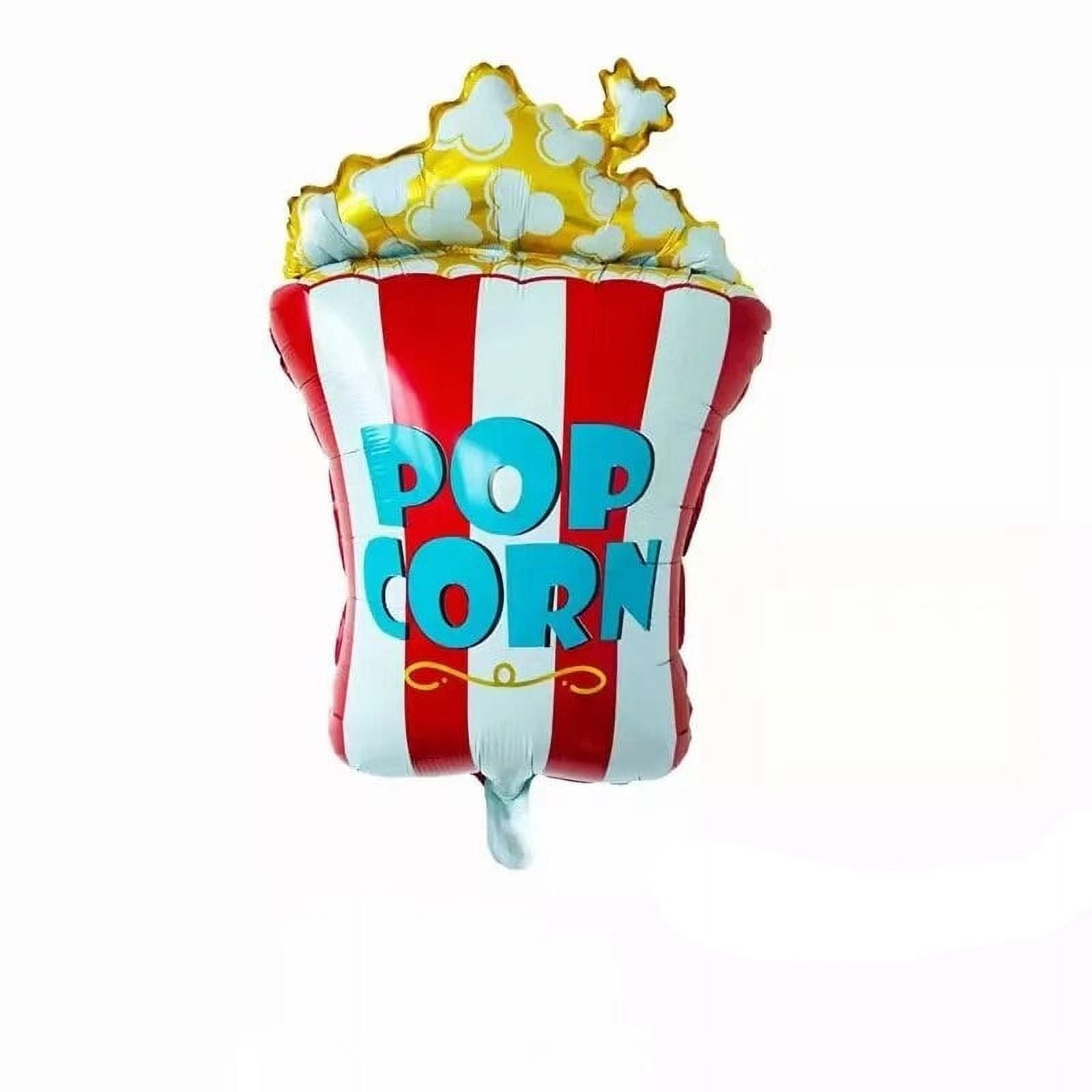Popcorn Box Foil Balloon for Movie Nights and Festive Fun Foil Balloon ...