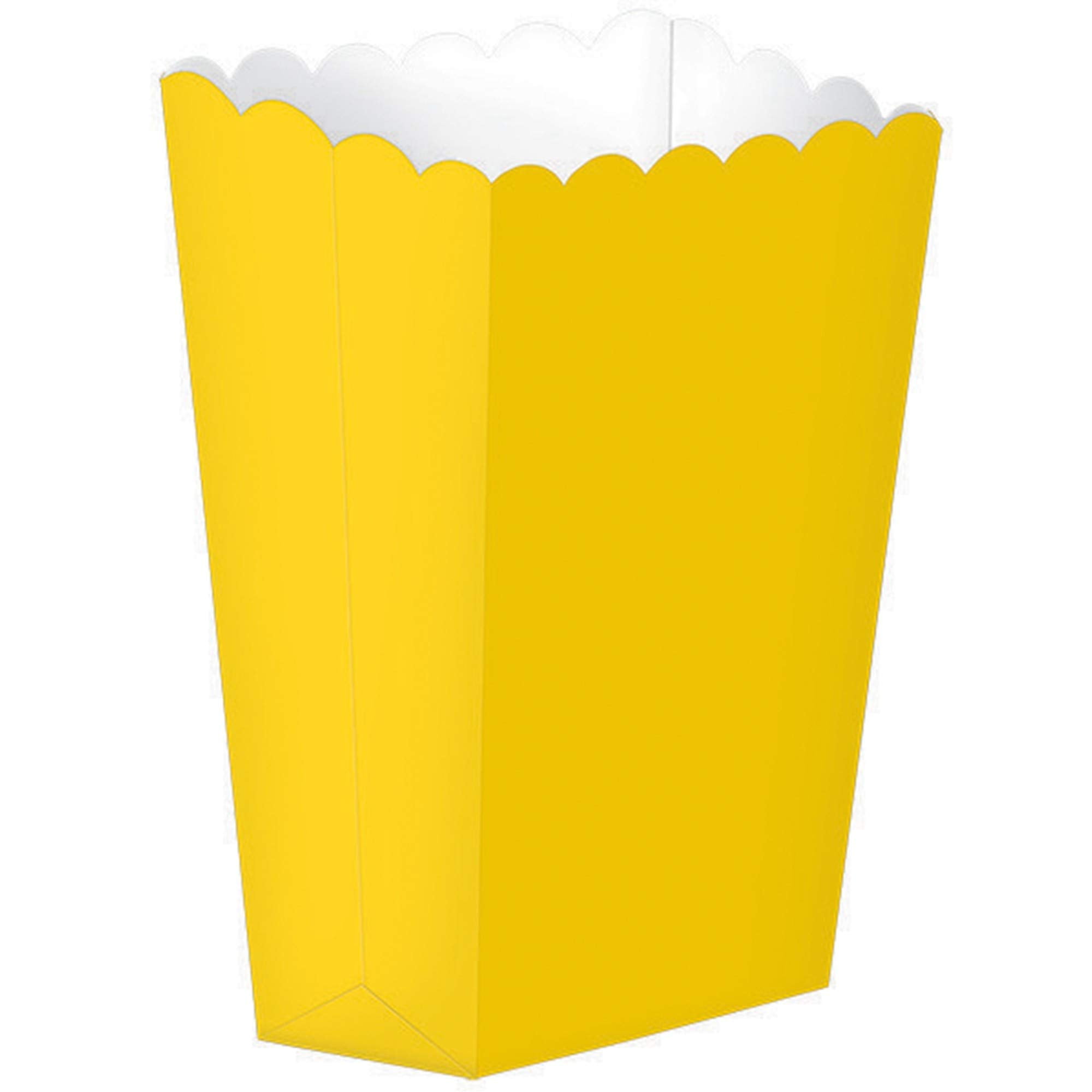 Popcorn Boxes, Small | Yellow Sunshine | Party Accessory - Walmart.com
