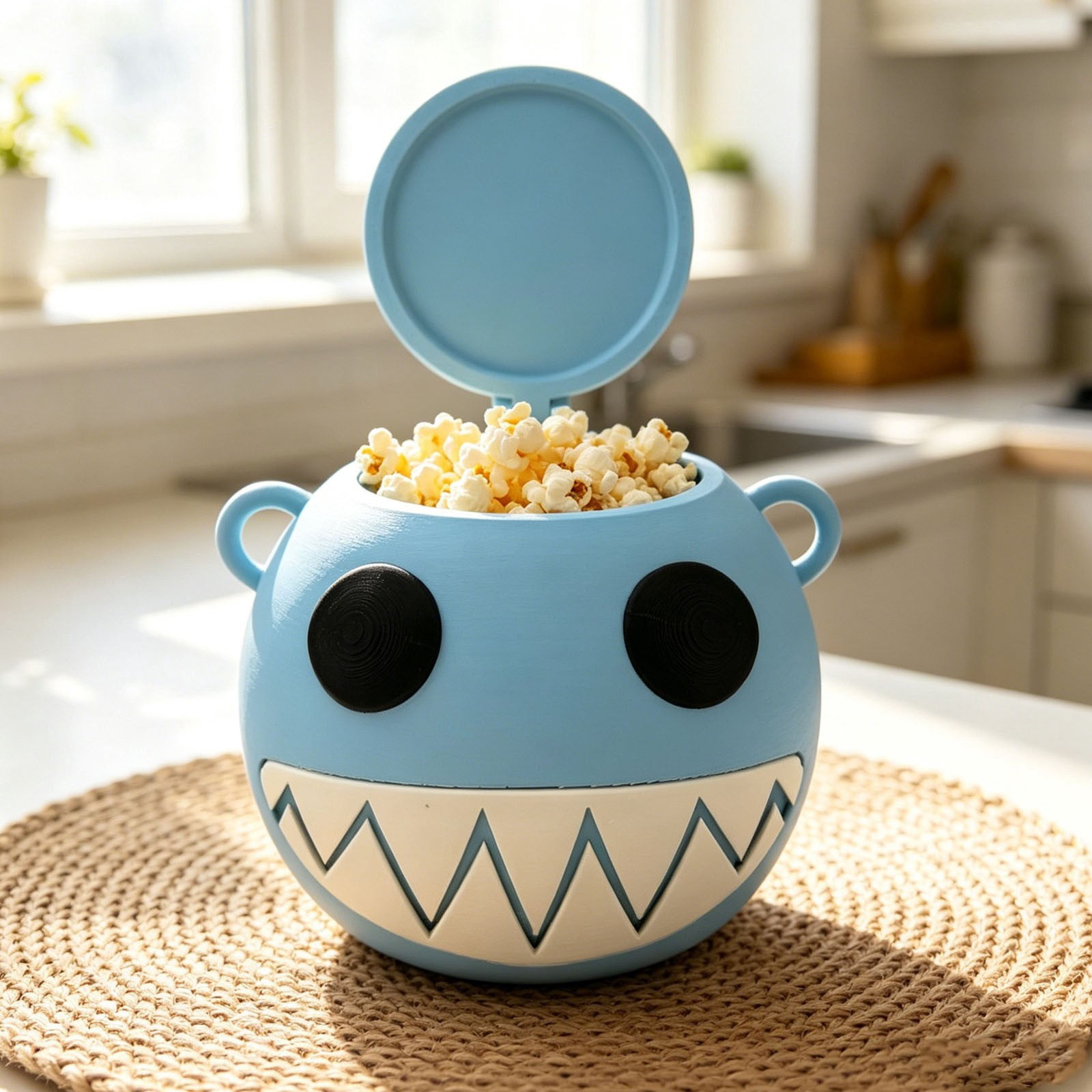 Popcorn Bucket for Magical Circus, Large Capacity Reusable Snack Bowl ...