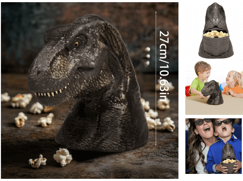Popcorn Buckets Reusable 2025 Jurassic Park Exclusive Movie Popcorn ...
