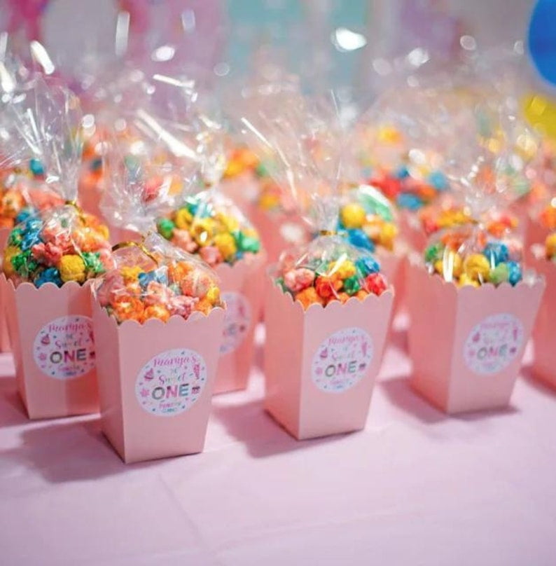 Set of 24 Popcorn Cups for Party Wedding Favor Snacking Bridal Shower ...