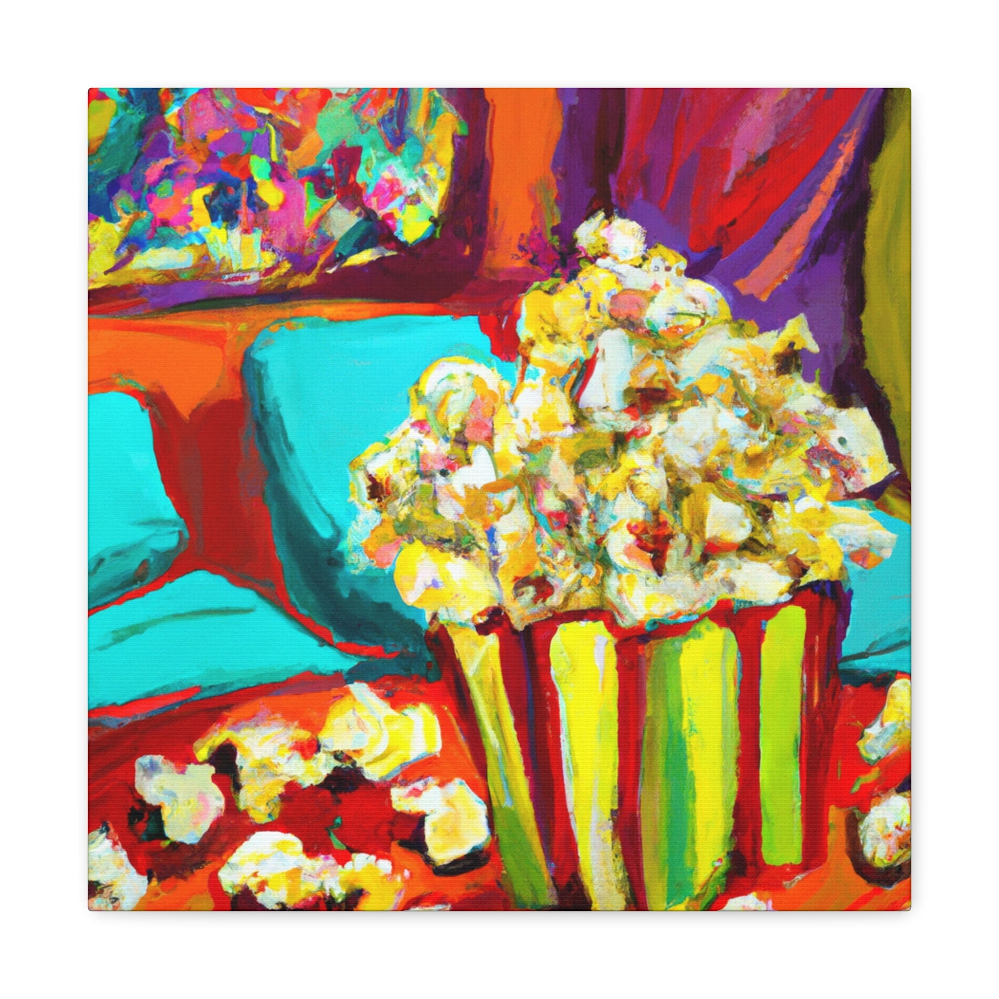"Popcorn Fauve Feast" - Canvas - Walmart.com