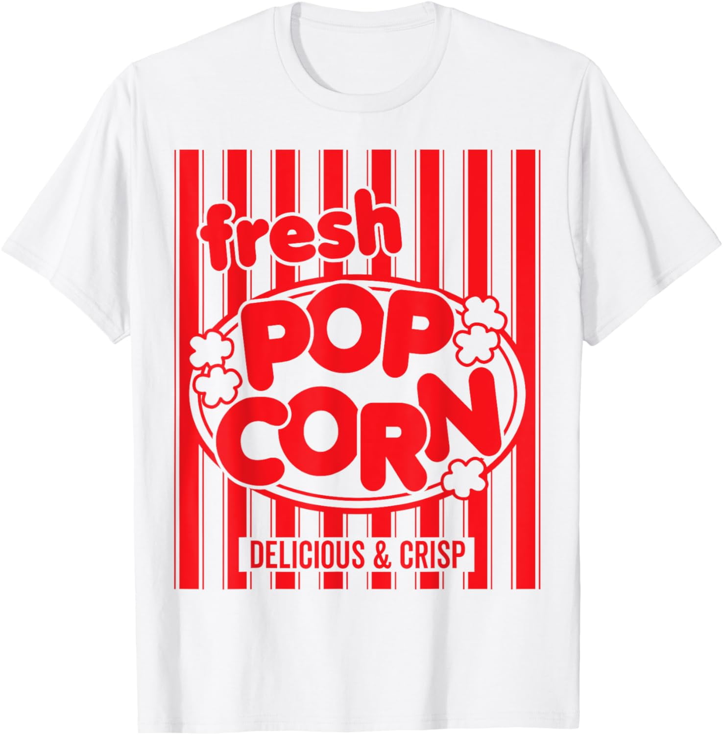 Popcorn Halloween Costume Vintage Group Trick or Treat T-Shirt ...