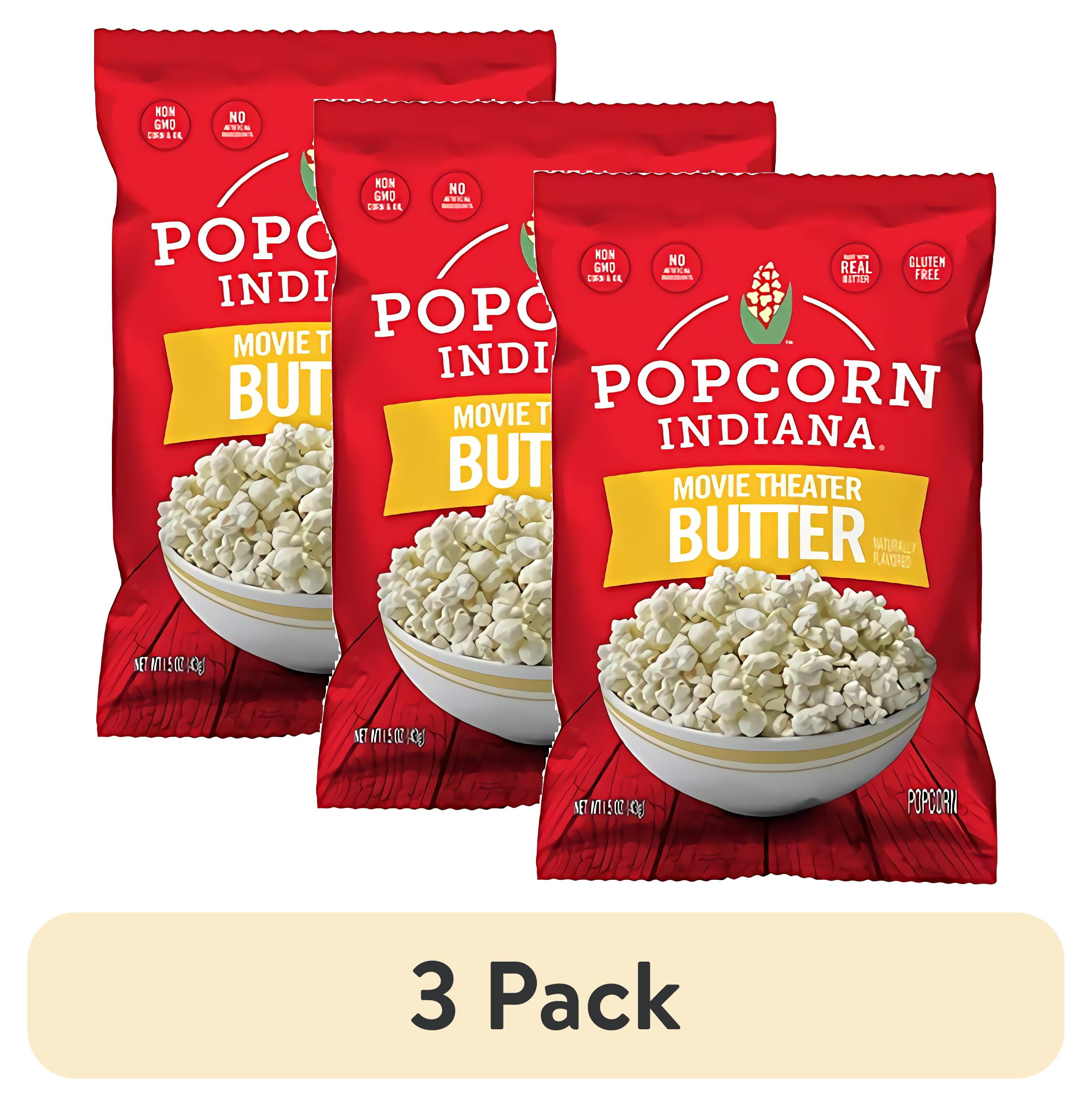 (3 pack) Popcorn Indiana, Kettlecorn, (Movie Theater, 1.5 ounce) | 6 ...