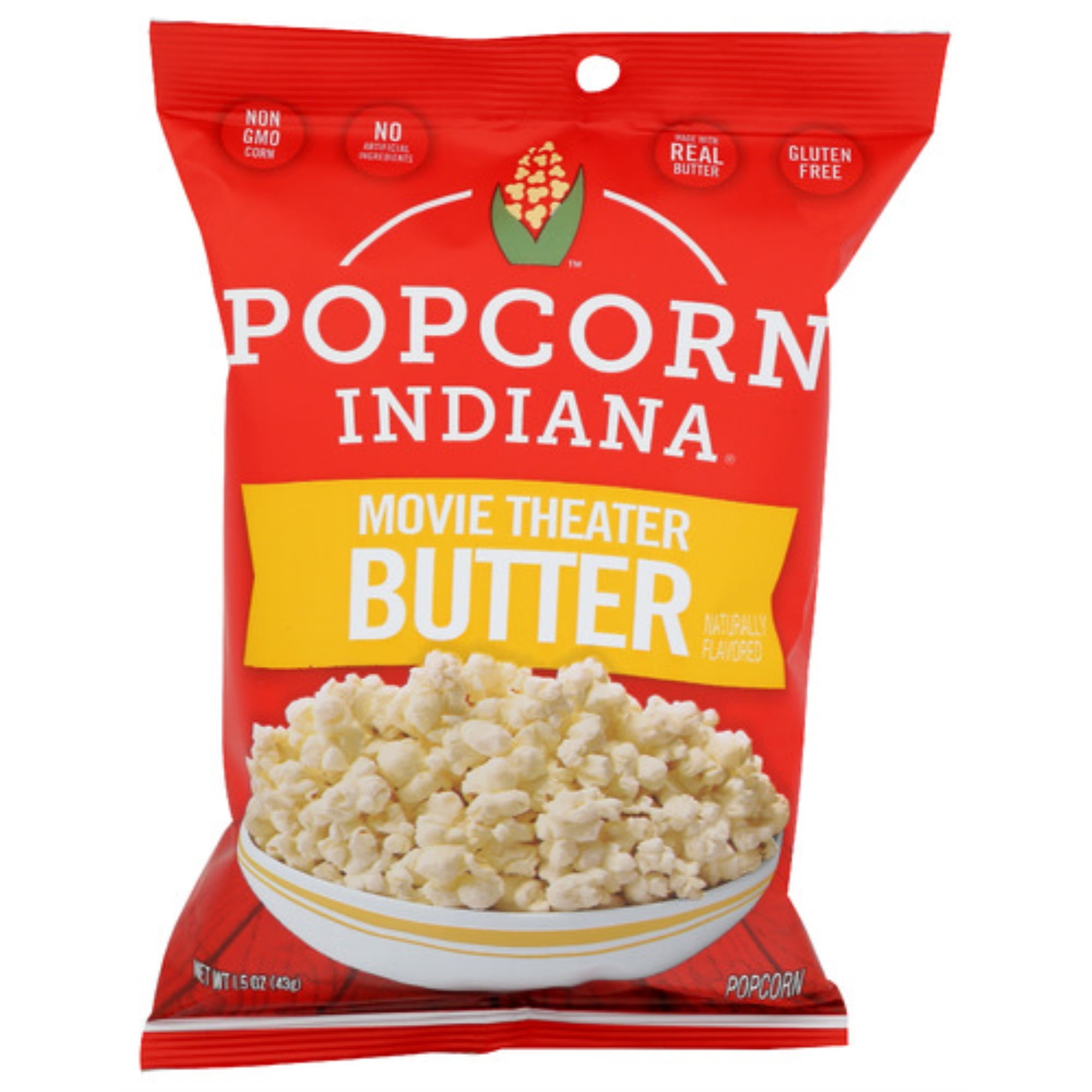 Real Popcorn Indiana Original Movie Theater Popcorn, 1.5 oz - Walmart.com
