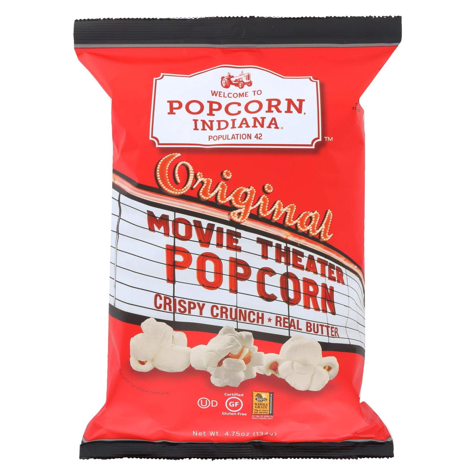 Popcorn Indiana P.I. Movie Theater Popcorn 4.75 Oz (Pack Of 12 ...