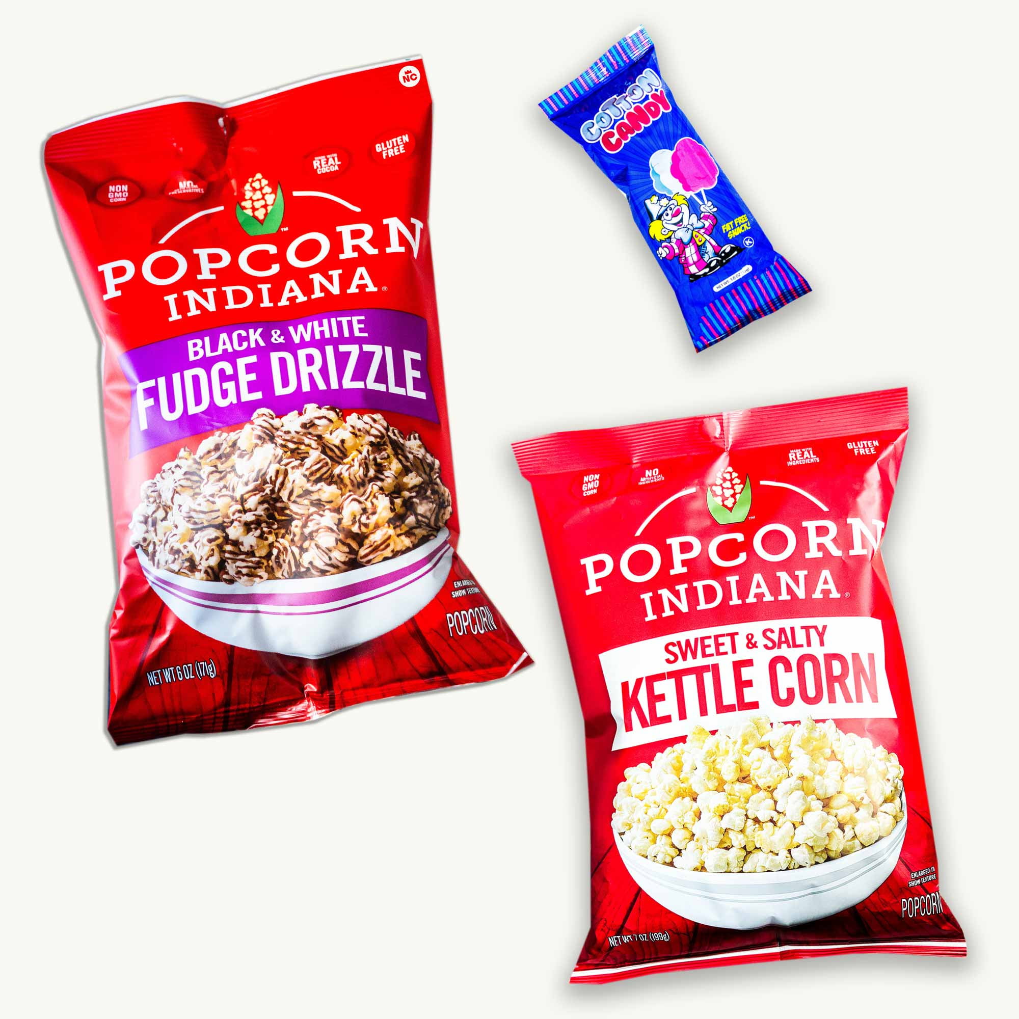 Popcorn Indiana Sweet and Salty Kettle Popcorn (7oz) - Black and White ...