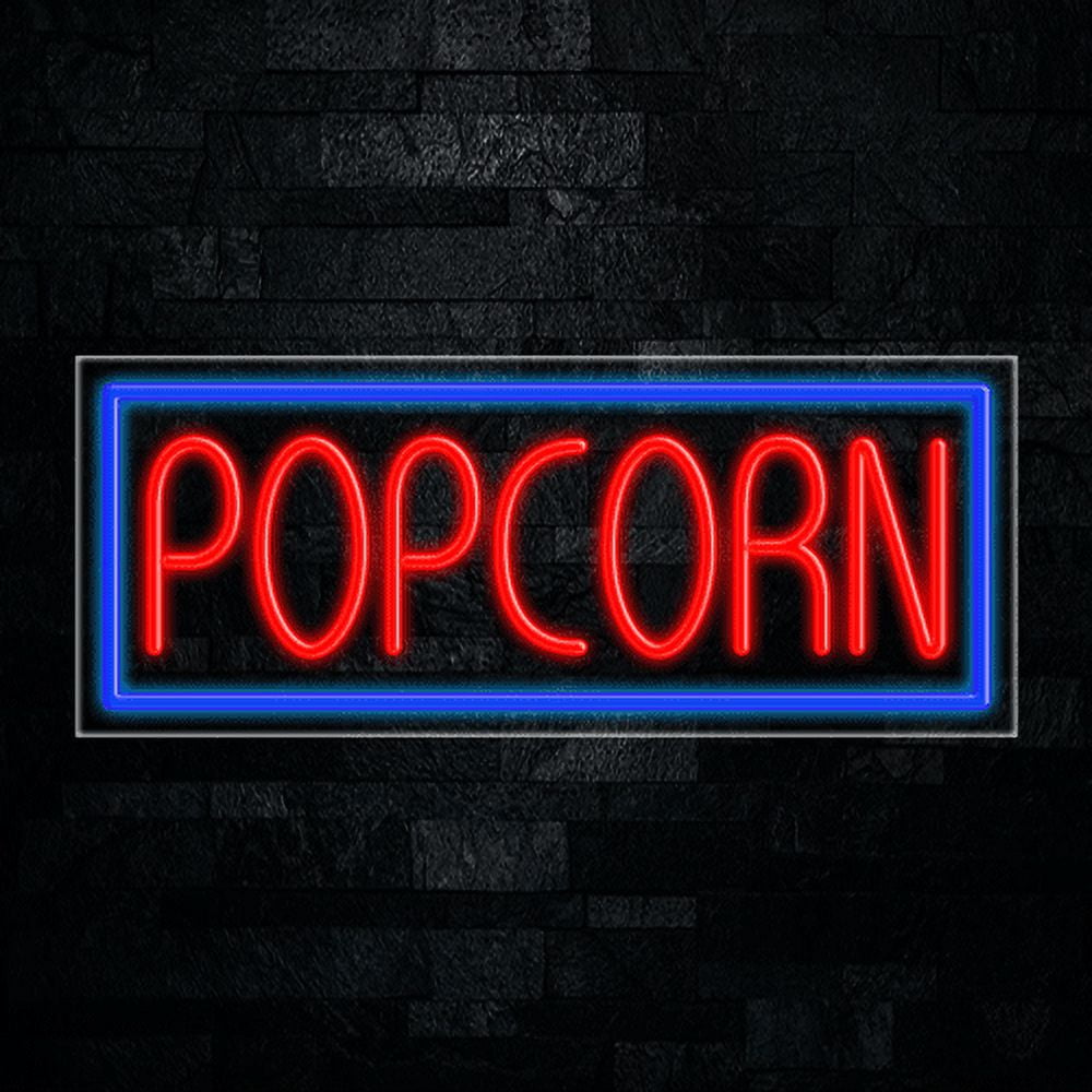 Popcorn LED Neon Sign 30"L x 12"H #31464 - Walmart.com