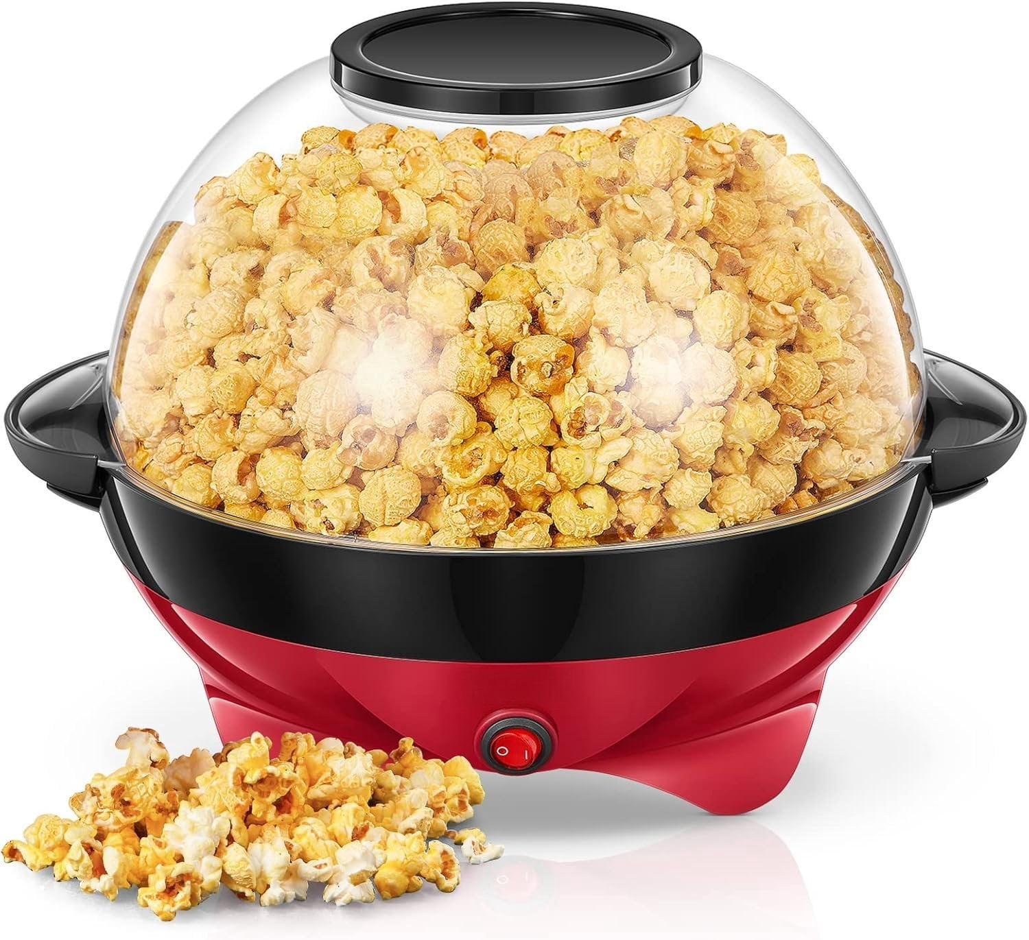 Popcorn Machine, 6.3 Quarts Hot Oil Popcorn Popper Machine with ...