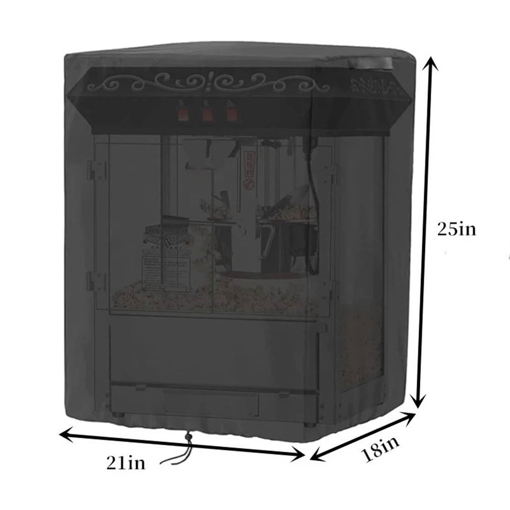 Popcorn Machine Cover - Waterproof 420D Popcorn Cart Cover,Dustproof ...