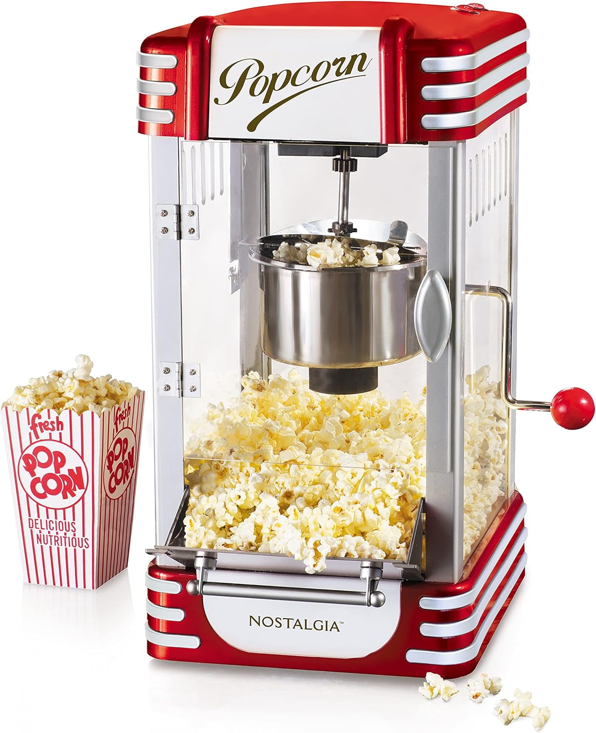 Popcorn Maker Machine - Professional Tabletop With 2.5 Oz Kettle Makes ...