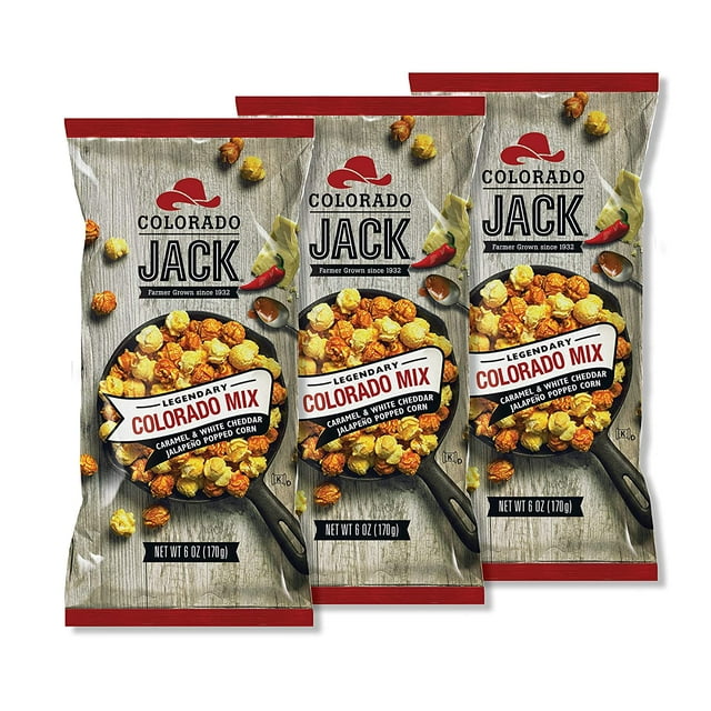 Popcorn Mix, ’s Mix of Caramel, White Cheddar Jalapeño, Shareable Bags ...