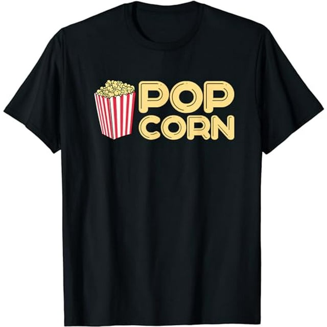 Popcorn Movies Snack Cinema Tv Shows Popcorn T Shirt