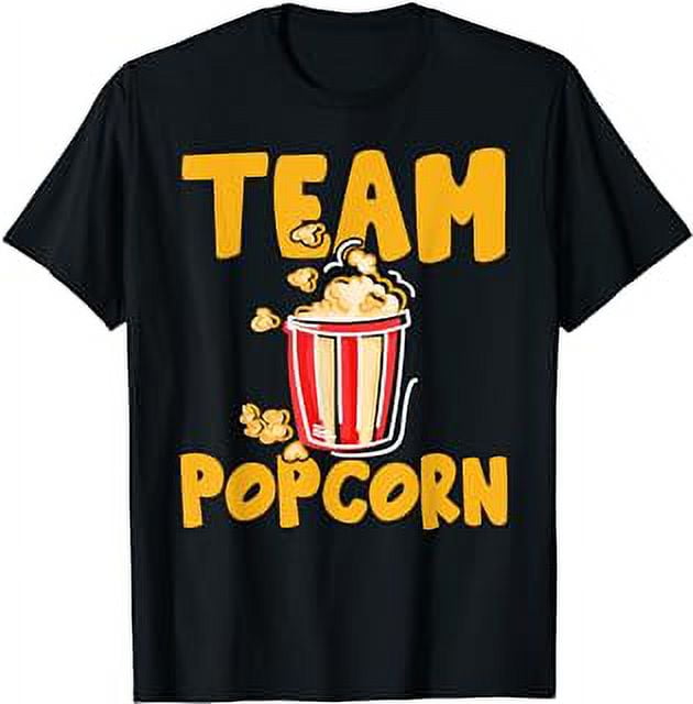 Popcorn Movies Snack Cinema TV Shows - Team Popcorn T-Shirt - Walmart.com