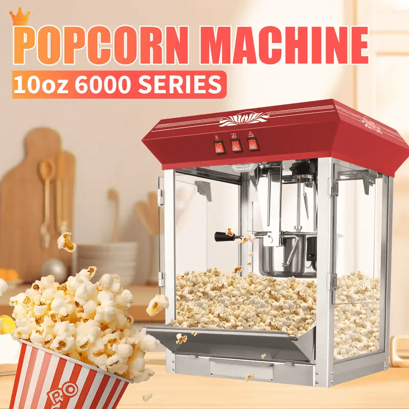 Popcorn Popper Machine 10 OZ Vintage Professional Popcorn Maker Theater ...