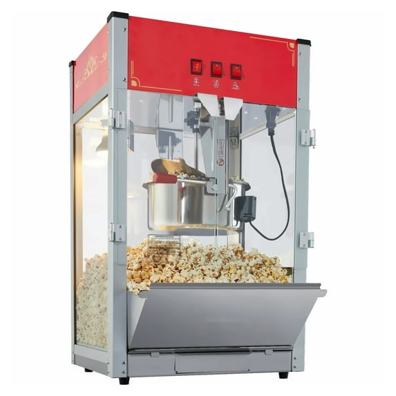 Popcorn Popper Machine 12 Oz - 1440W Countertop Popcorn Maker, 80 Cups ...