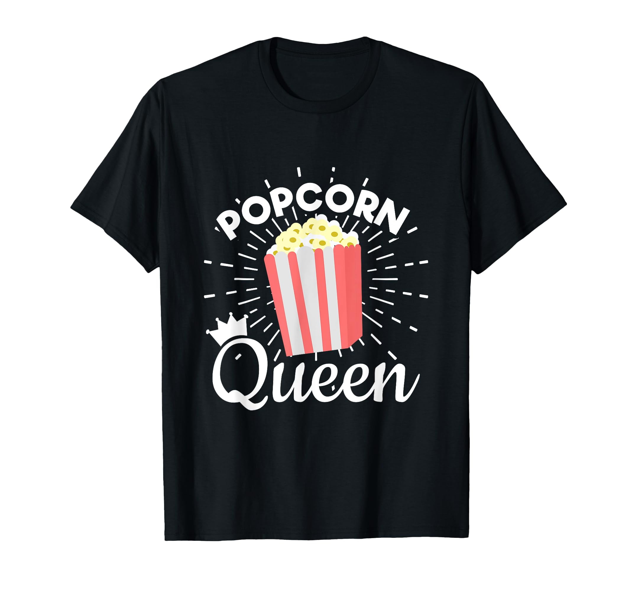 Popcorn Queen Snack Food T-Shirt - Walmart.com