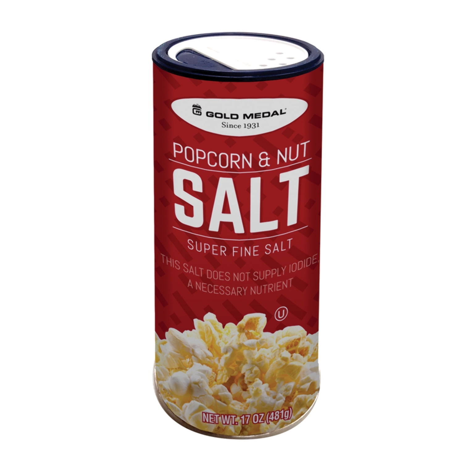 Popcorn Salt, Extra Fine Super Granulated Seasoning for Snacks, 17-oz ...