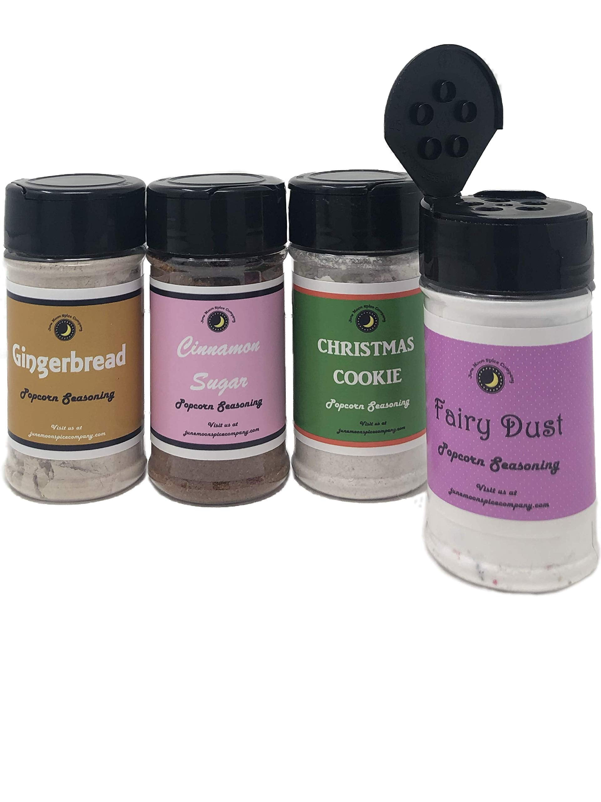 Popcorn Seasoning 4 Pack | Gingerbread | Cinnamon Sugar | Christmas ...