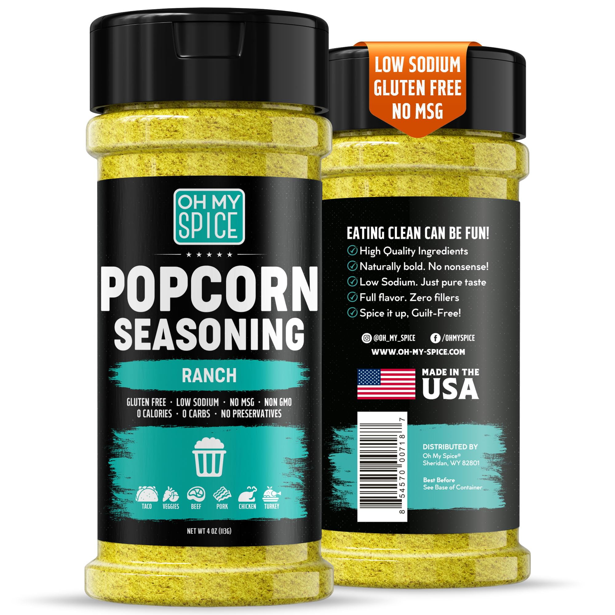 Popcorn Seasoning Ranch Seasoning WHF2 Powder Mix - Gluten Free ...