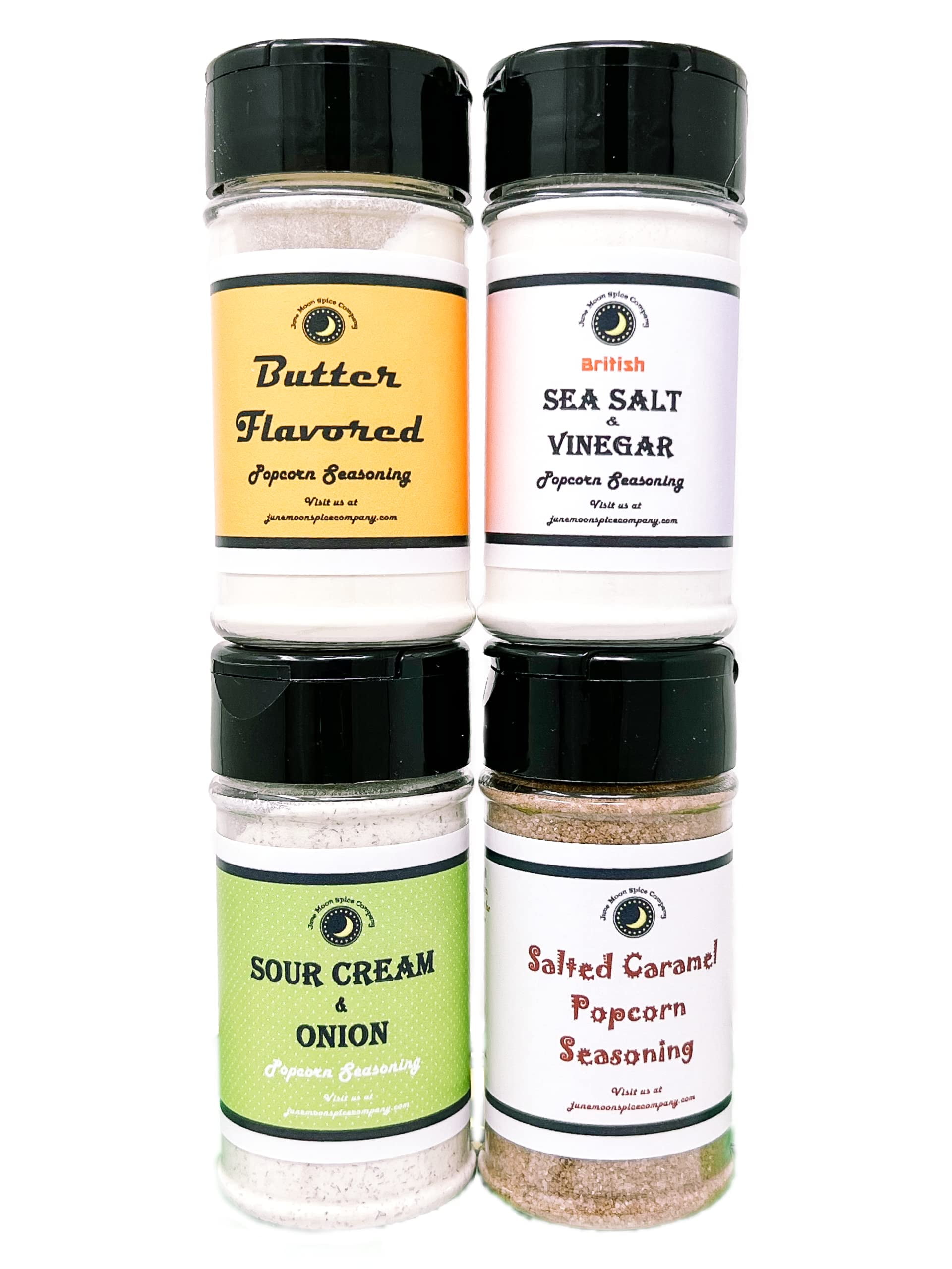 Popcorn Seasoning | Variety 4 Pack | Sea Salt & Vinegar Popcorn ...