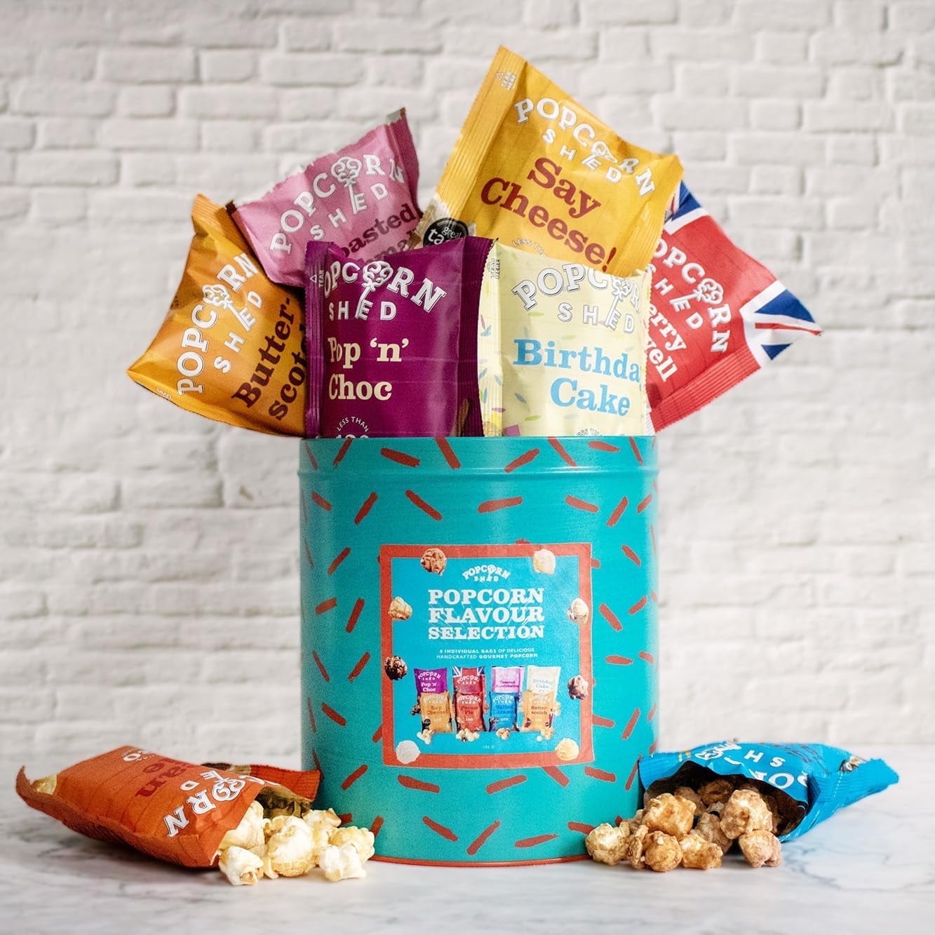 Popcorn Shed Gourmet Popcorn Flavor Selection Gift Tin - Walmart.com