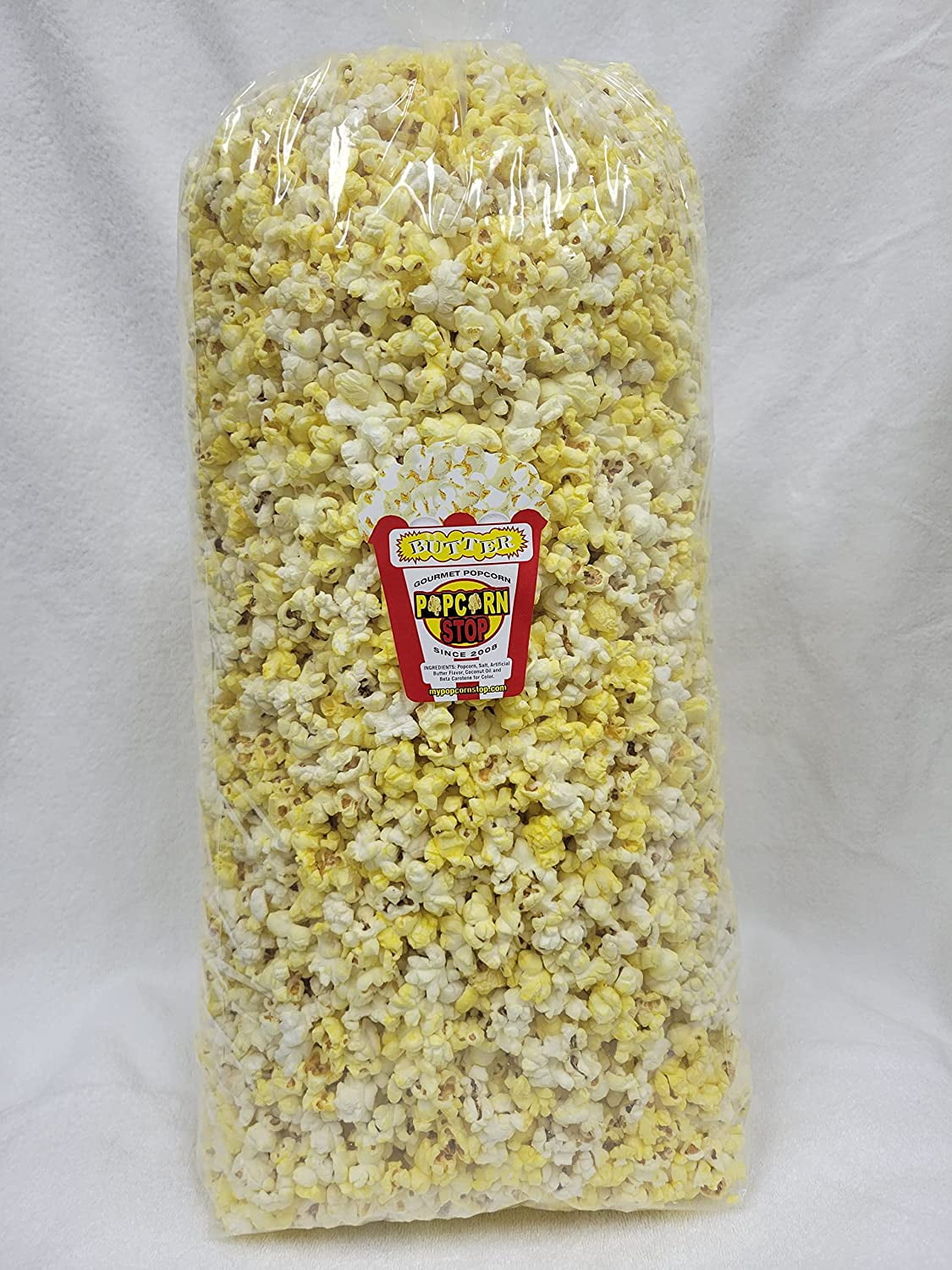 Popcorn Stop Oil Popped Movie Butter Popcorn XL Size Bulk Bag (110 cups ...