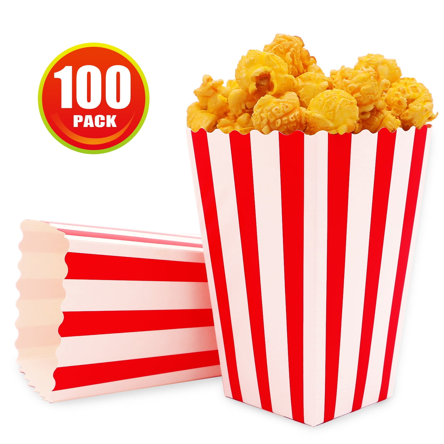 Popcorn box takeaway disposable food carton potato box square folding ...