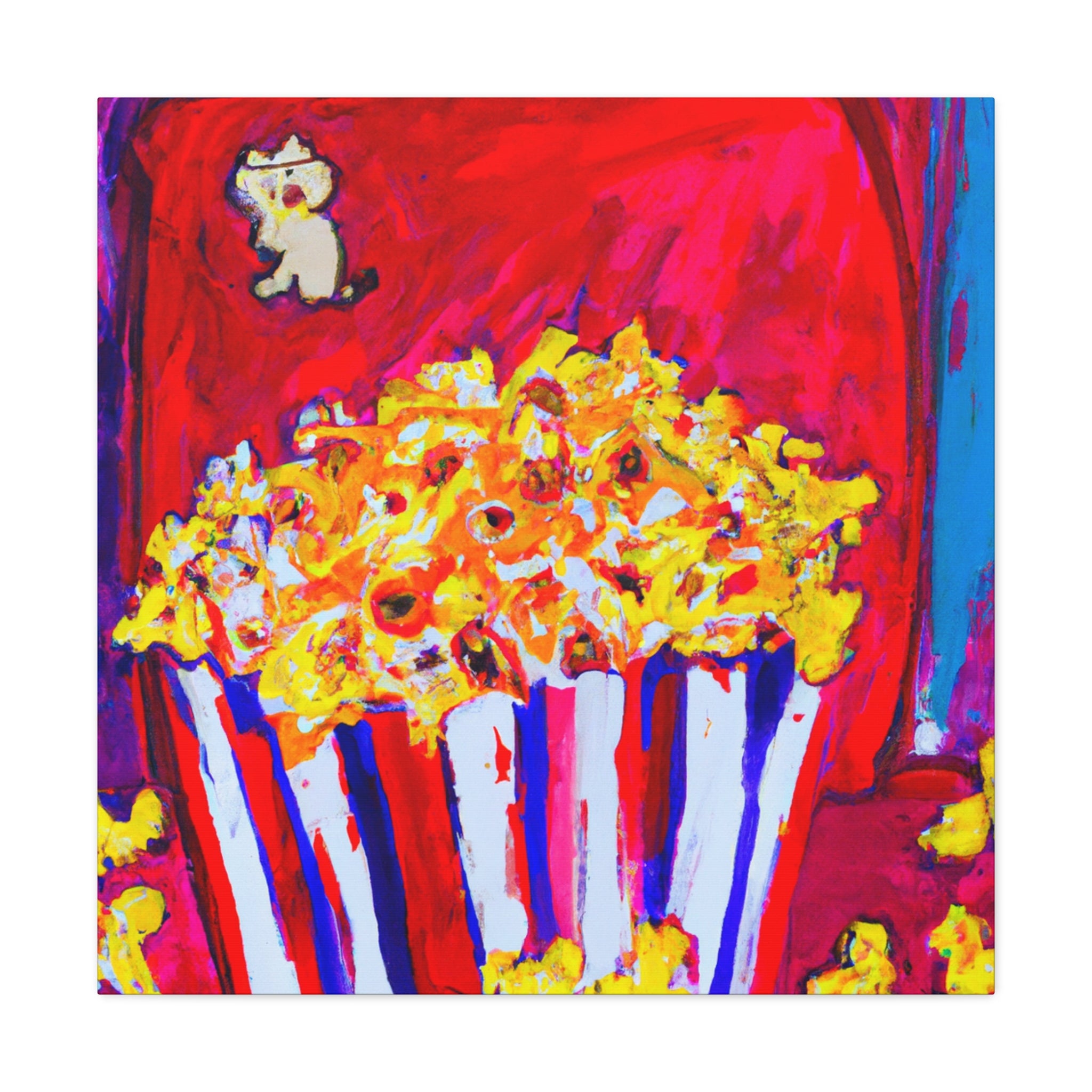 "Popcorn in Abstraction" - Canvas - Walmart.com