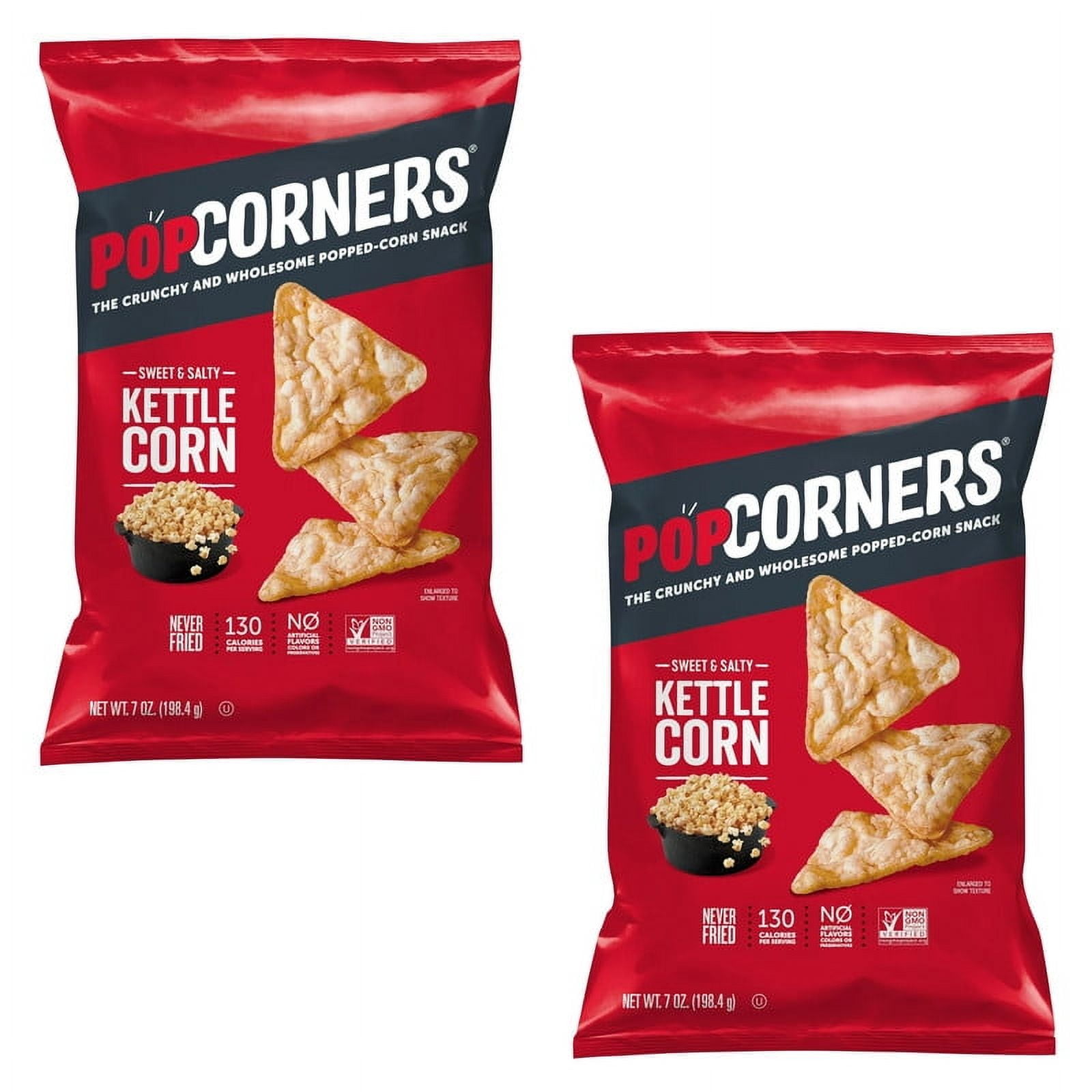 Popcorners Gluten-Free Sweet & Salty Kettle Corn Chips for Office ...