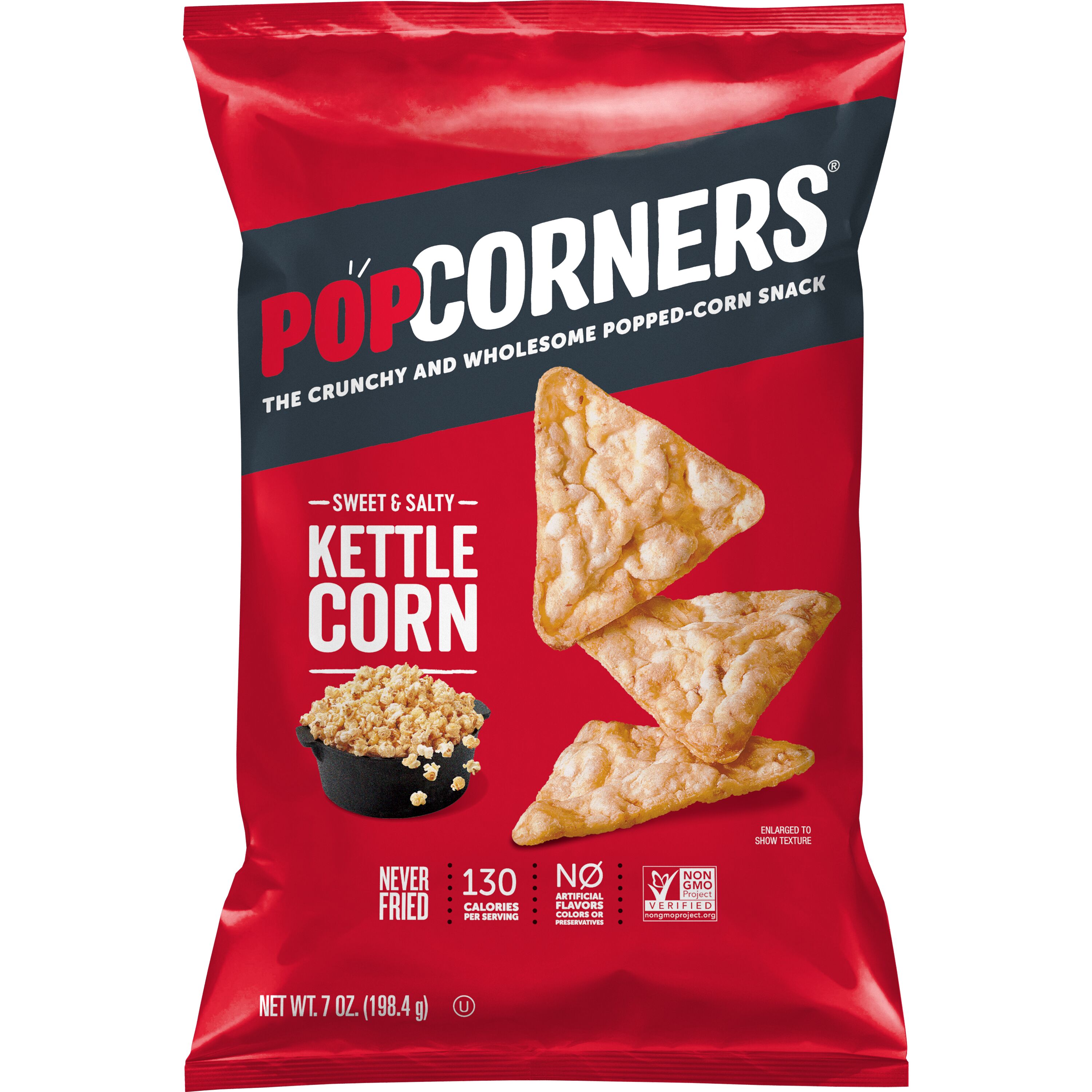 PopCorners Popped-Corn Sweet & Salty Kettle Corn Snack Chips, Gluten-Free, 3 oz Bag - Walmart.com