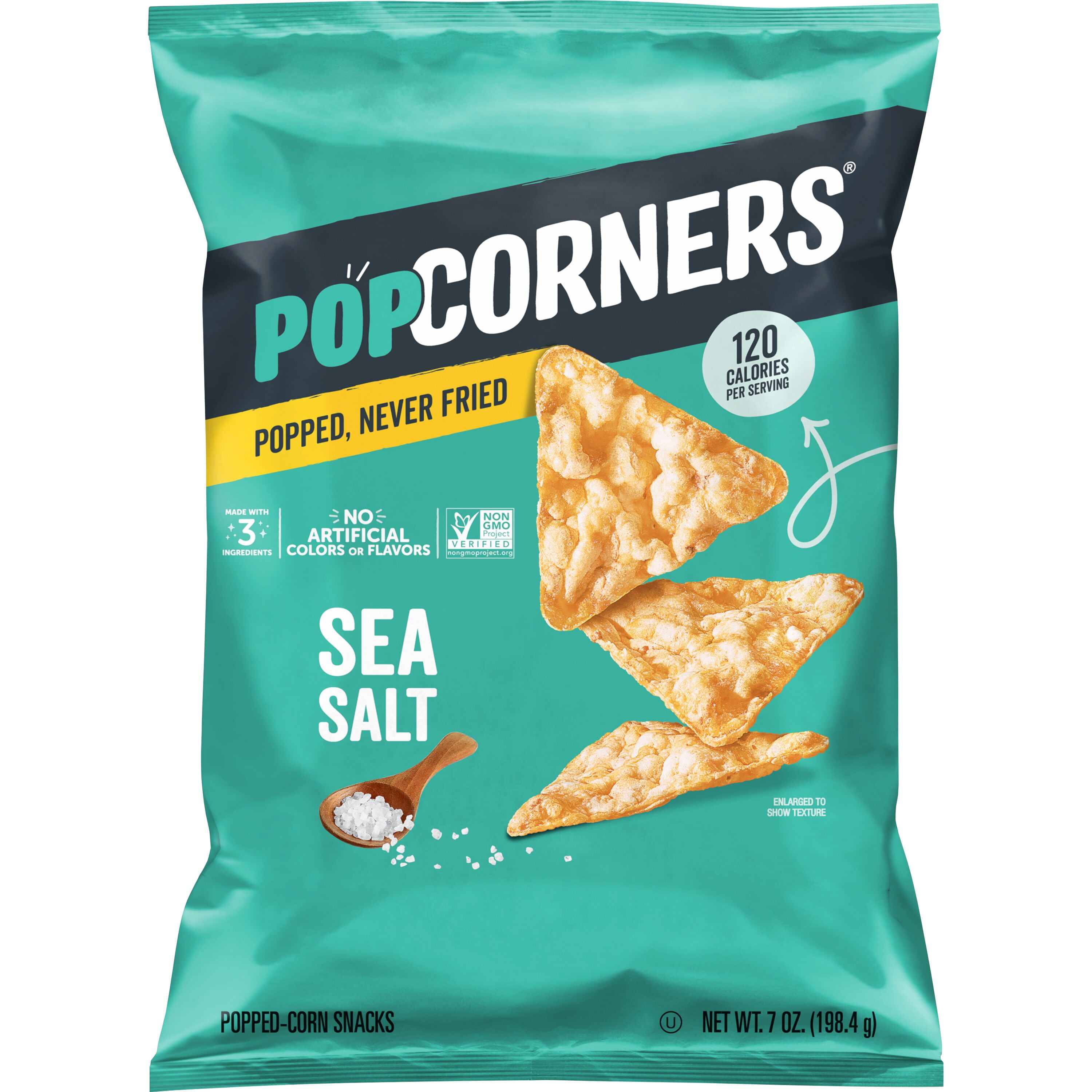 PopCorners, Popped Corn Chips, 7 oz, Sea Salt flavor - Walmart.com