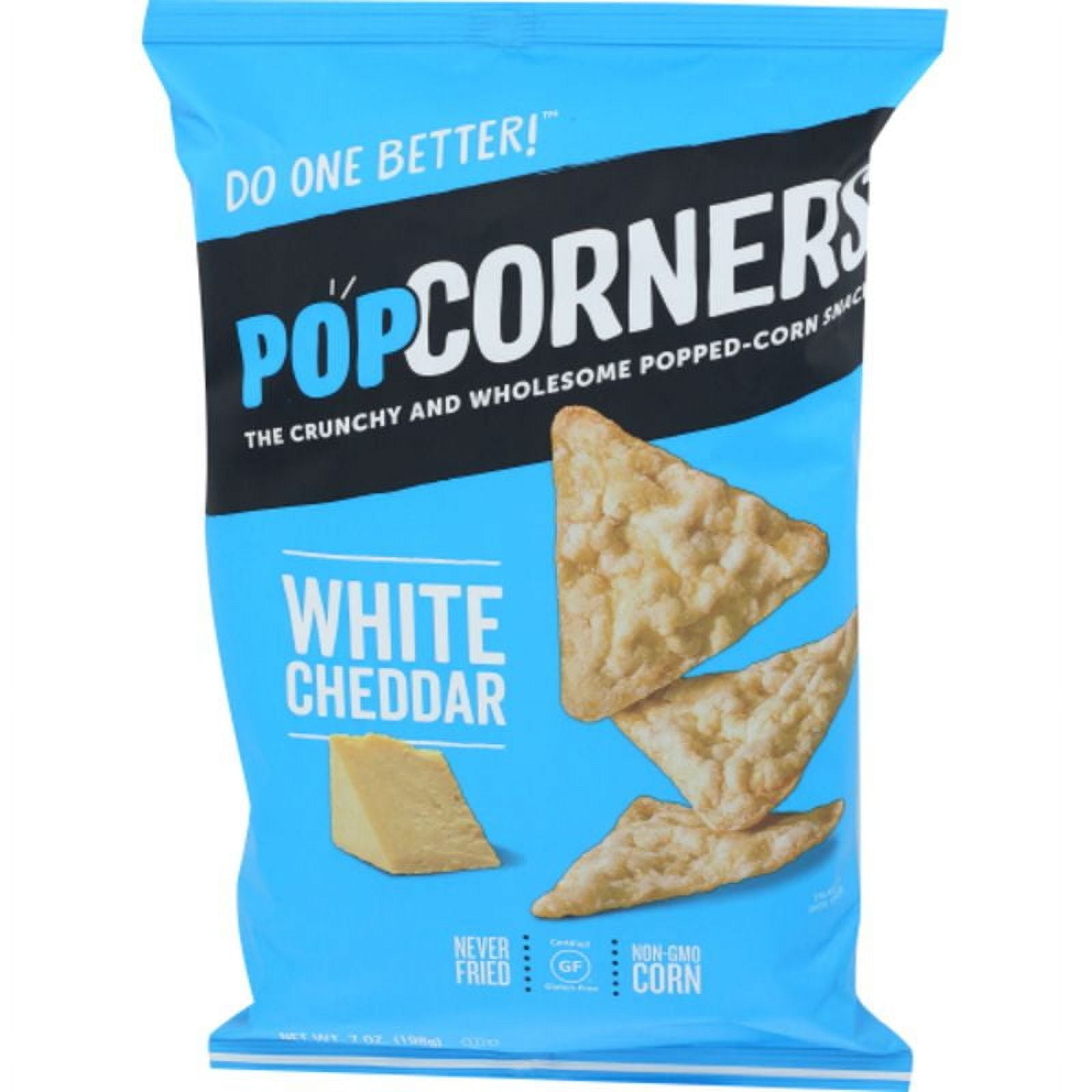 Popcorners White Cheddar Chips 7 oz - Walmart.com