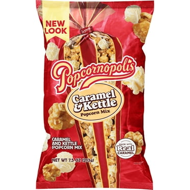 Popcornopolis Gourmet Zebra Popcorn, American Grown Non-GMO Corn, 24 ...