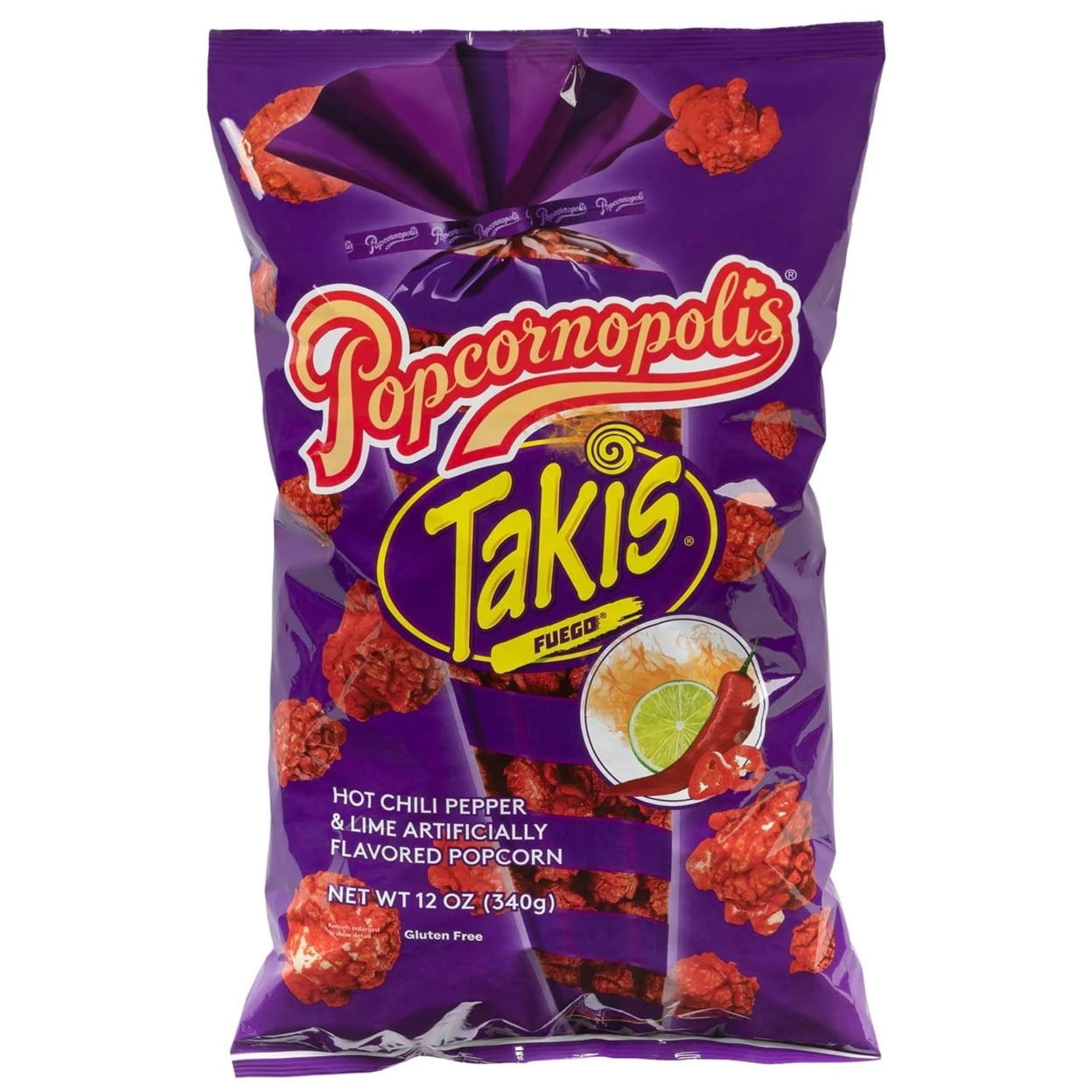 Popcornopolis Takis Fuego Flavored Popcorn (12 Ounce) - Walmart.com