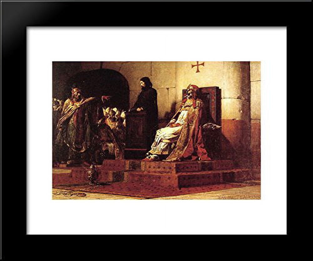 Pope Formosus and Stephen VI - The Cadaver Synod 20x24 Framed Art Print ...