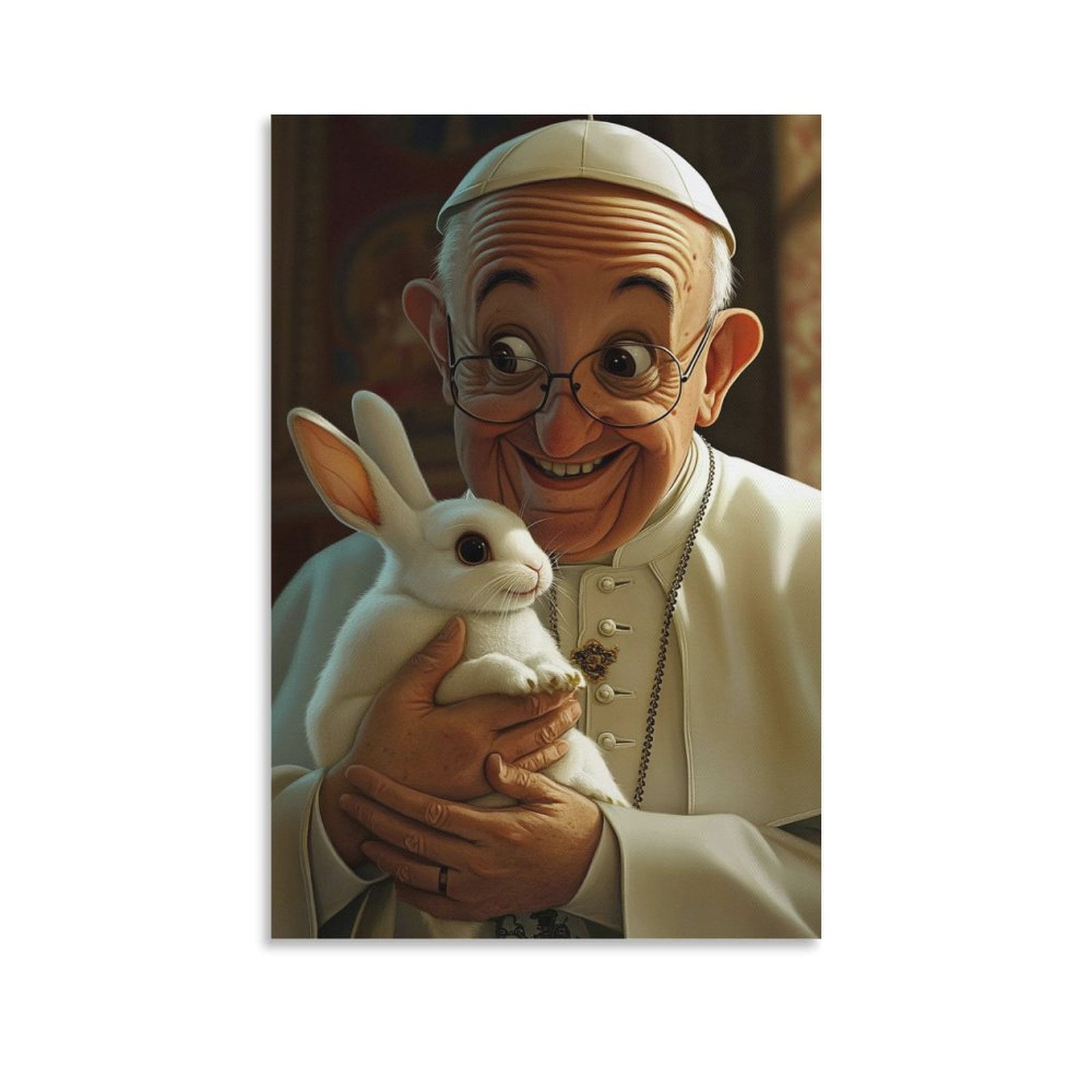 Pope Francis Canvas Painting, Wall Hanging Art, HD Print Wall Artwork ...