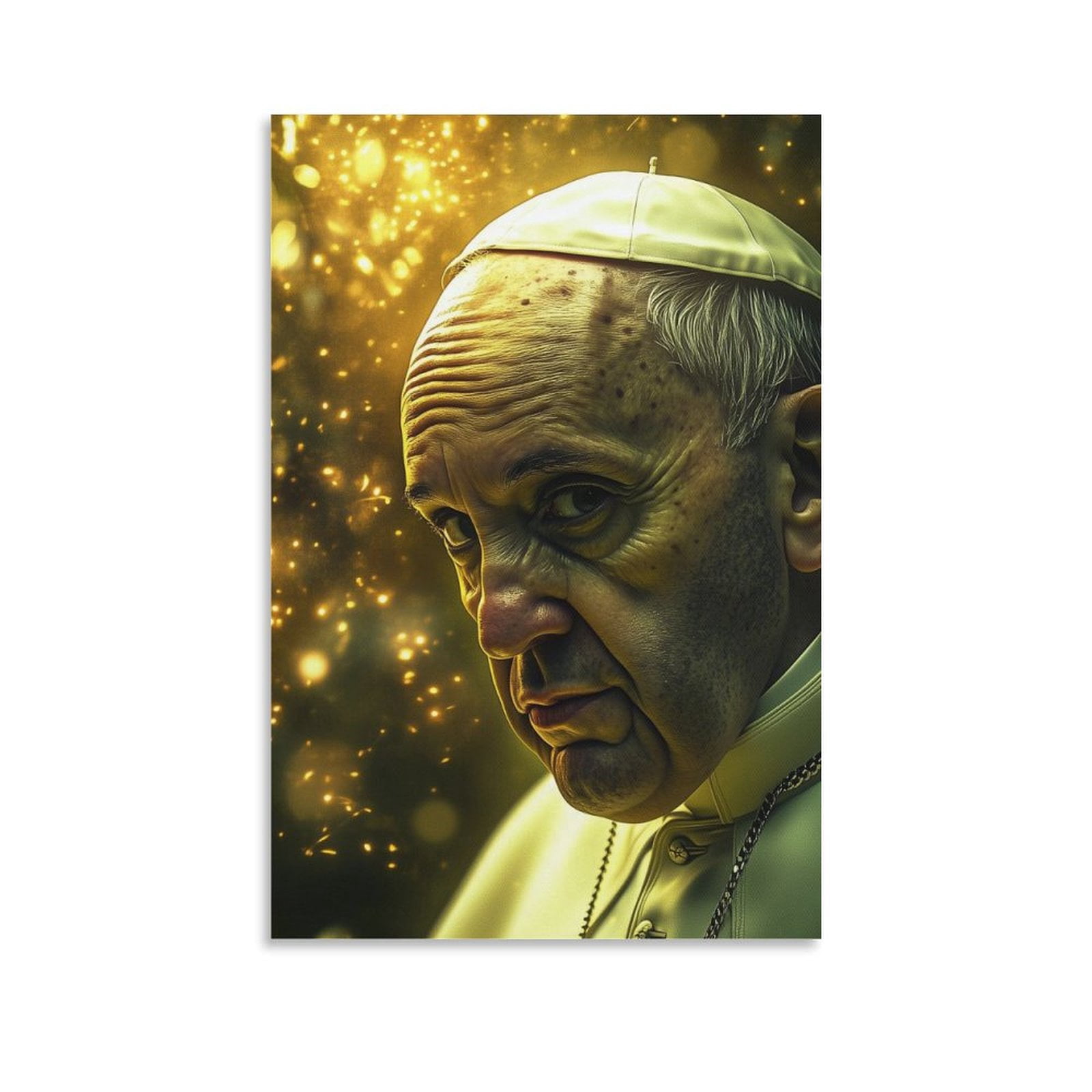 Pope Francis Canvas Painting, Wall Hanging Art, HD Print Wall Artwork ...