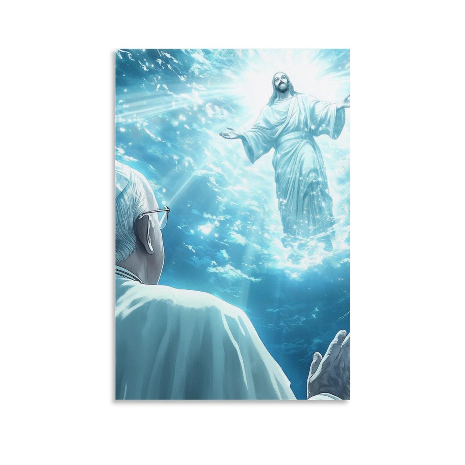 Pope Francis Canvas Painting, Wall Hanging Art, HD Print Wall Artwork ...