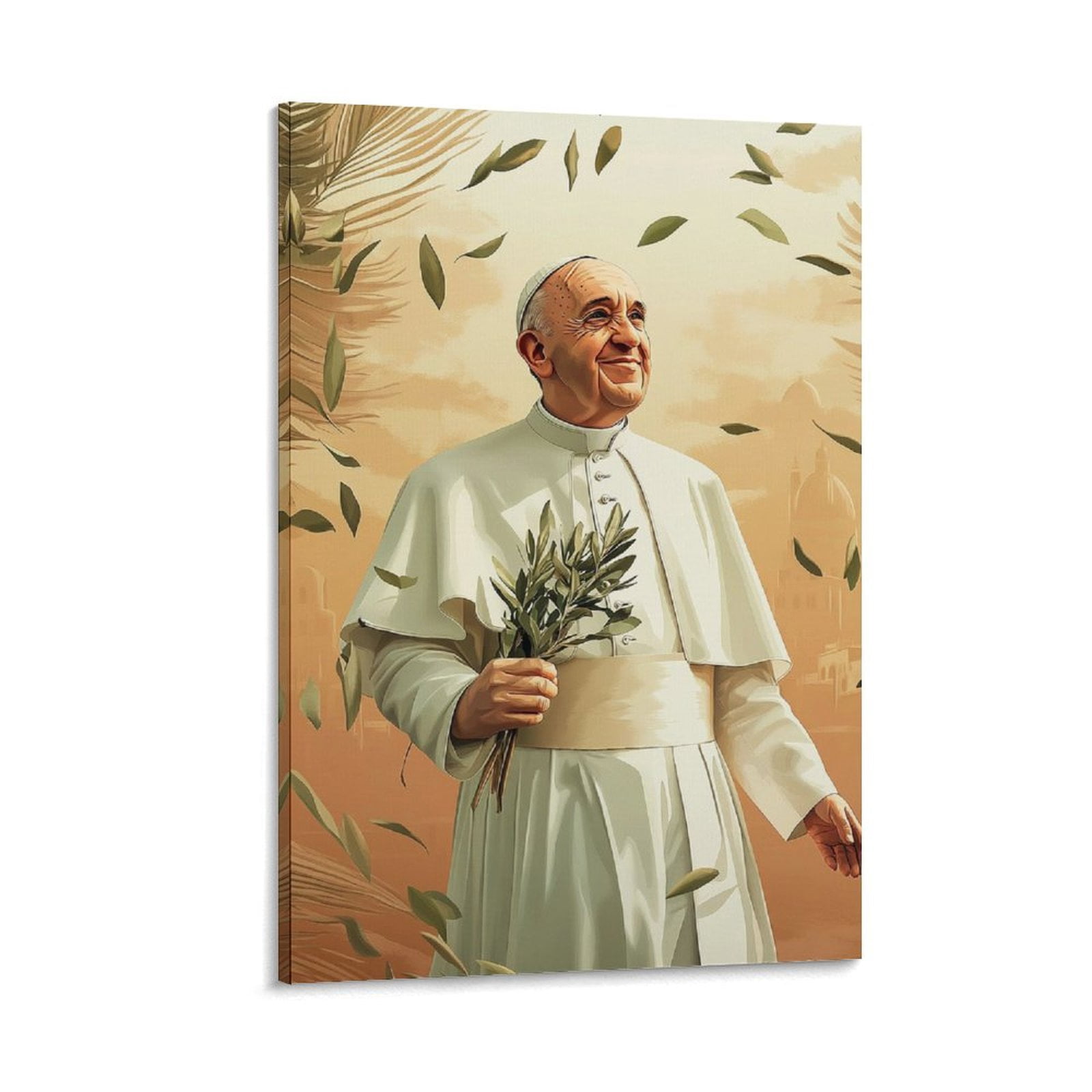 Pope Francis Canvas Painting, Wall Hanging Art, HD Print Wall Artwork ...